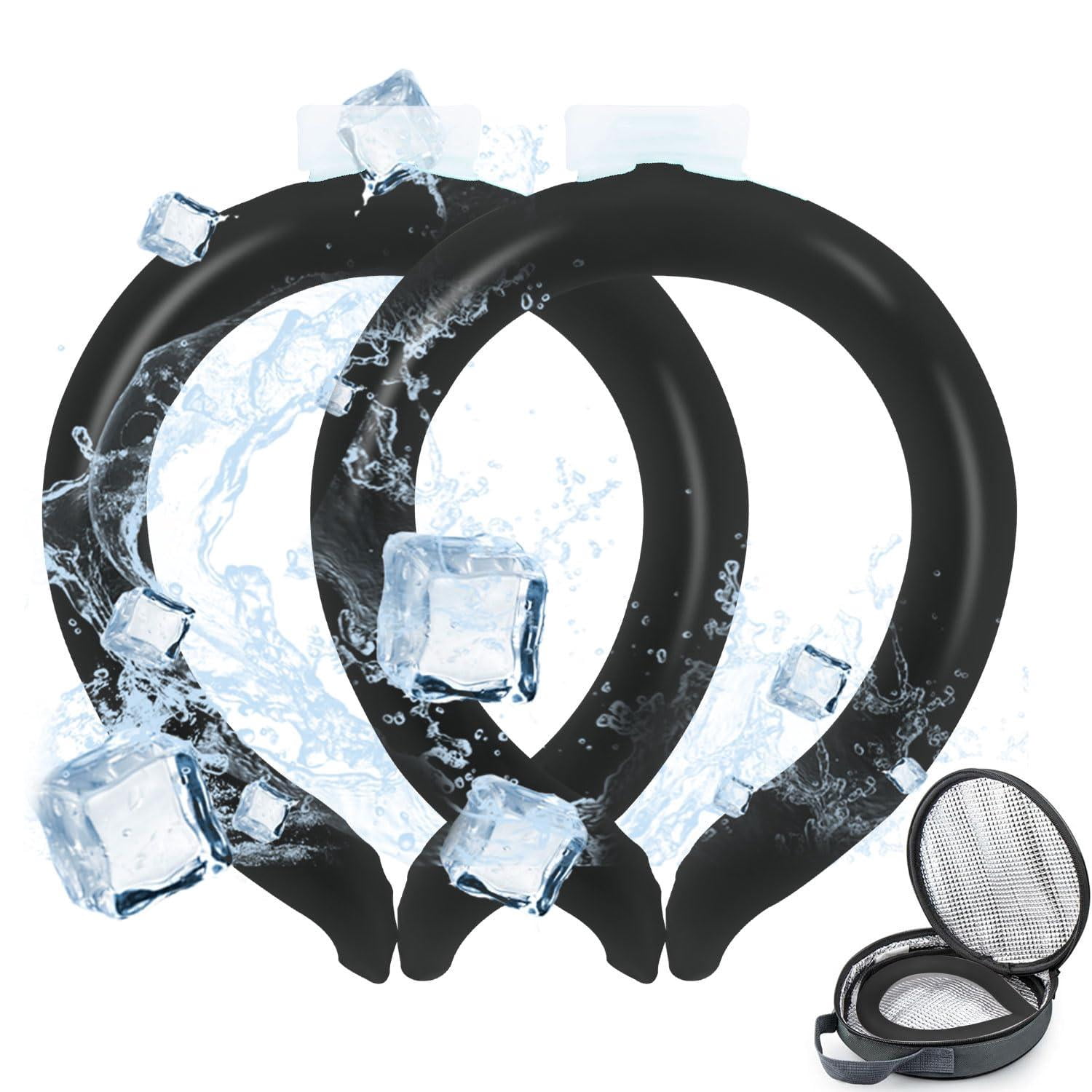 2neck Tube With Coldulated Bag Reusable Ice Ring Wearable Body Products ...