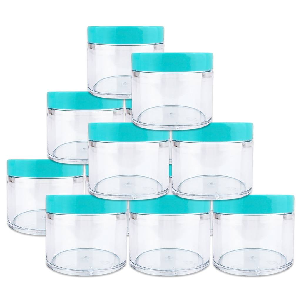2oz/60g/60ml High Quality Acrylic Leak Proof Clear Container Jars with ...