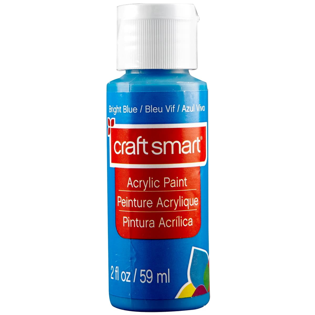 2oz. ‎‎Bright Blue Acrylic Paint by Craft Smart - Non-Toxic Paint for ...