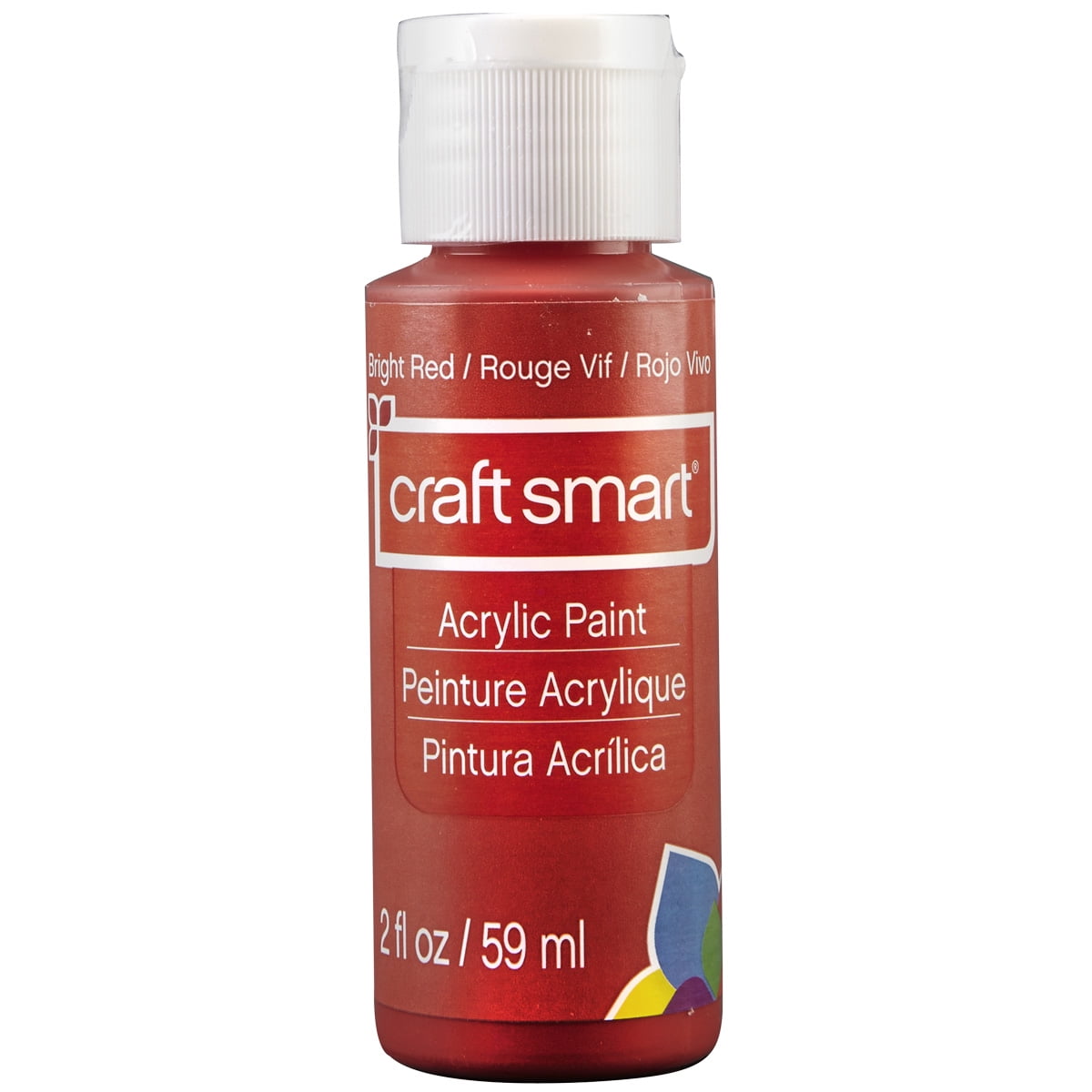 2oz. Bright Red Acrylic Paint by Craft Smart - Non-Toxic Paint for ...