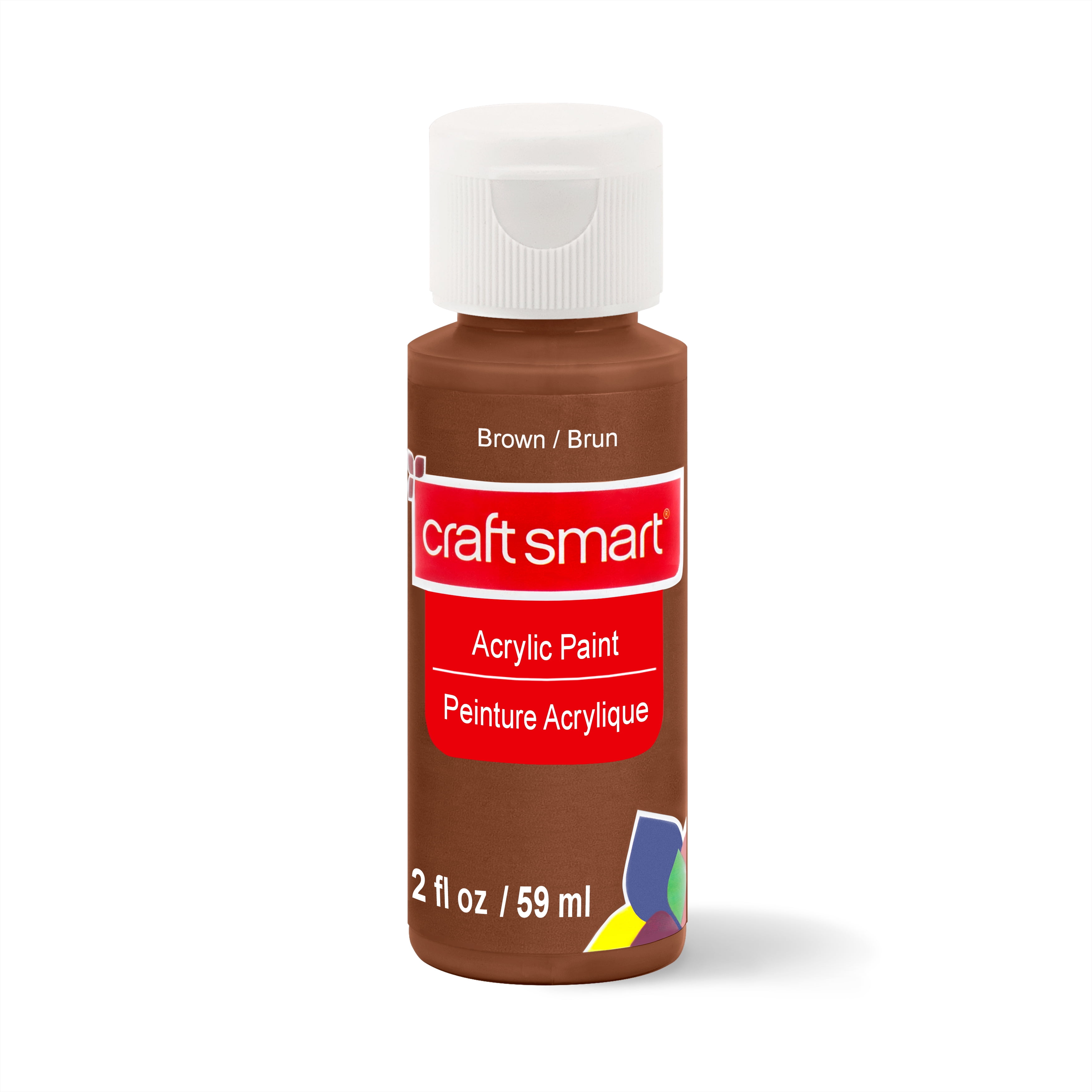 2oz. Brown Acrylic Paint by Craft Smart - Non-Toxic Paint for Drawing ...
