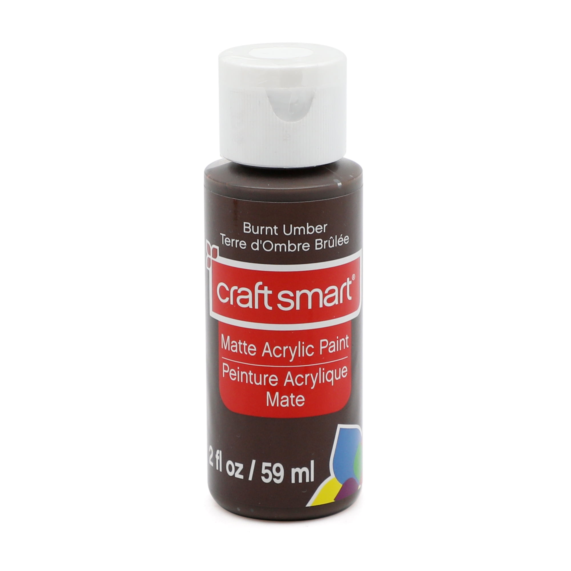 Craft Smart 2oz. ‎Burnt Umber‎ Acrylic Paint - Non-Toxic Paint for ...