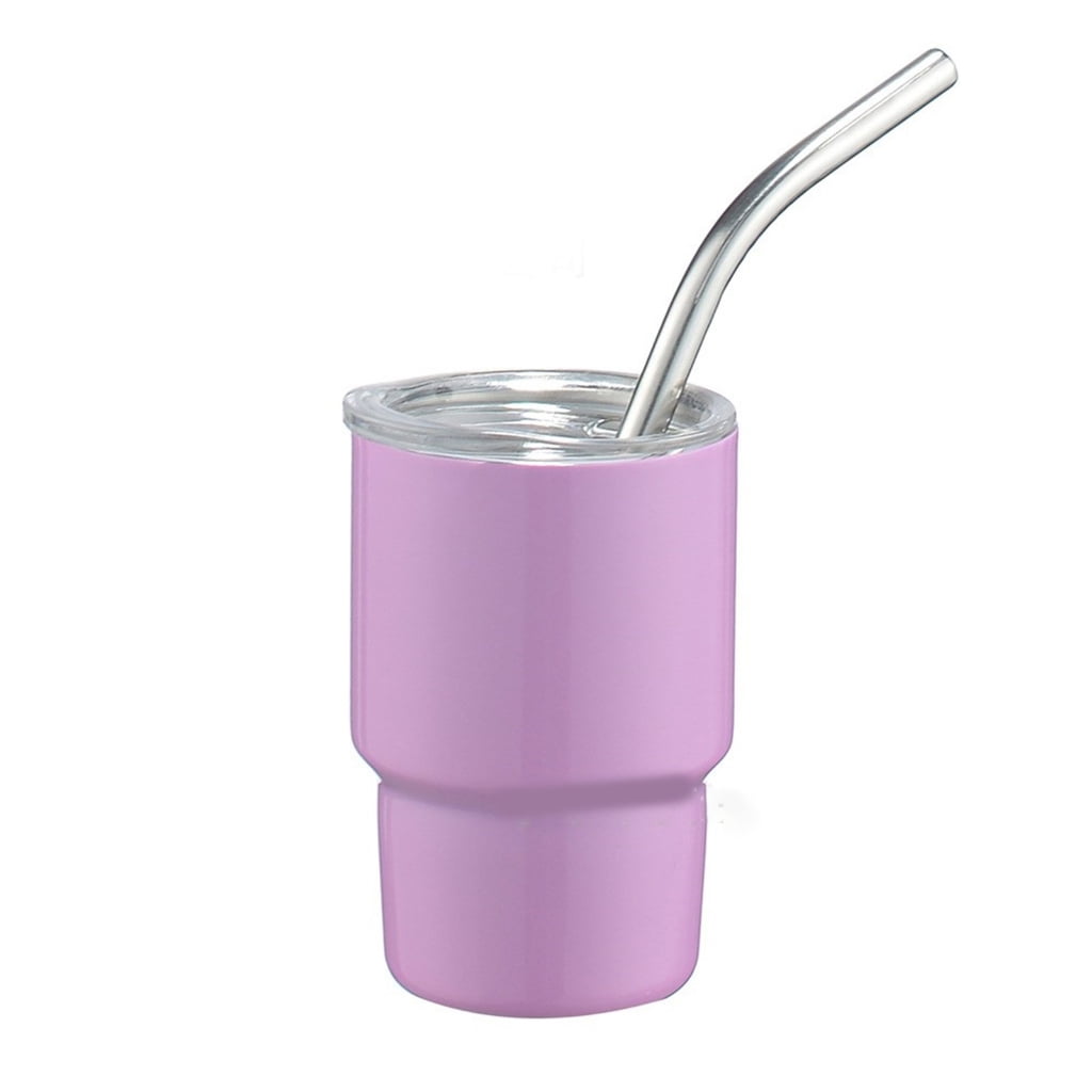 2oz Car Cup with Straw Coffee Cup Double Wall Insulated Travel Mug ...