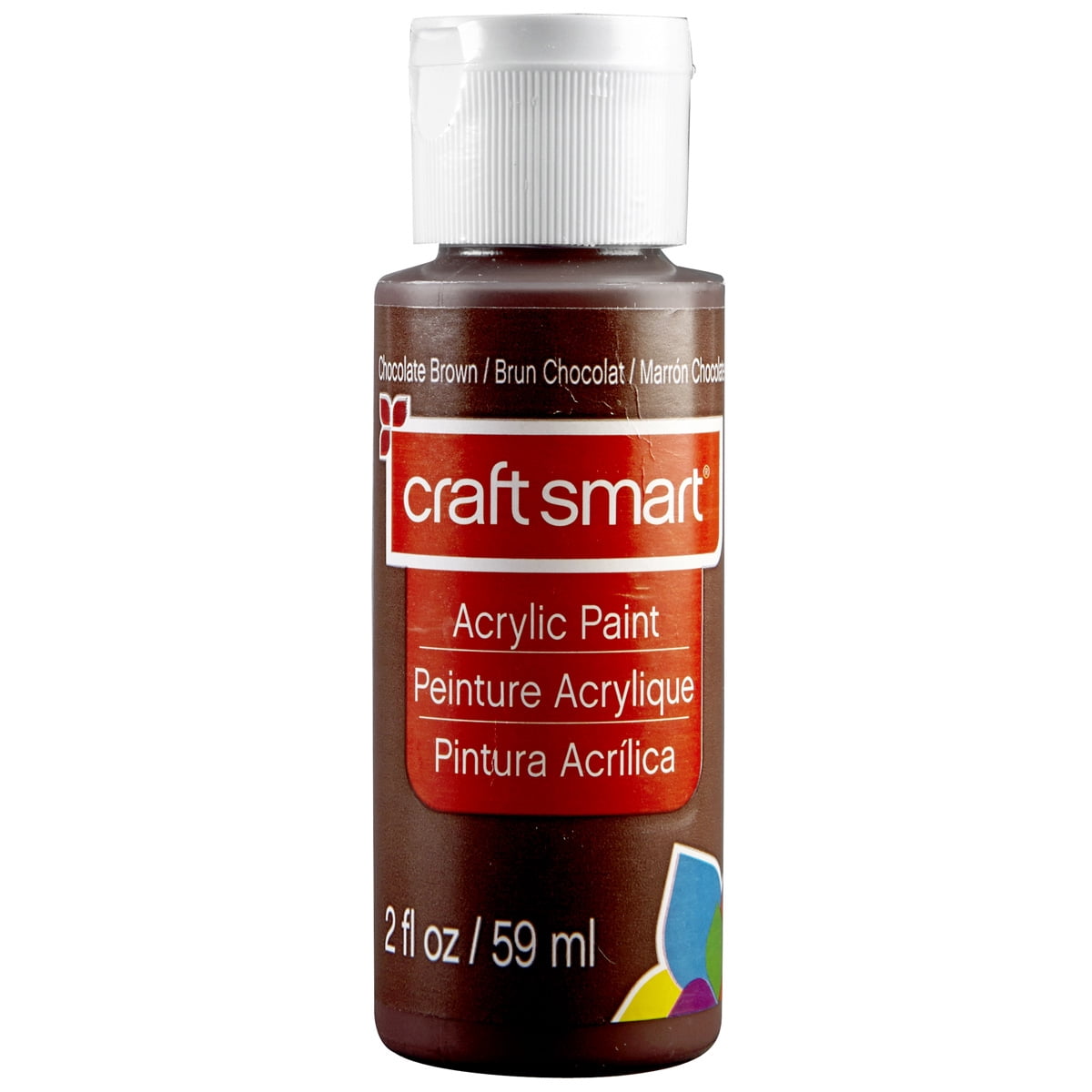 2oz. Chocolate Brown Acrylic Paint by Craft Smart - Non-Toxic Paint for ...