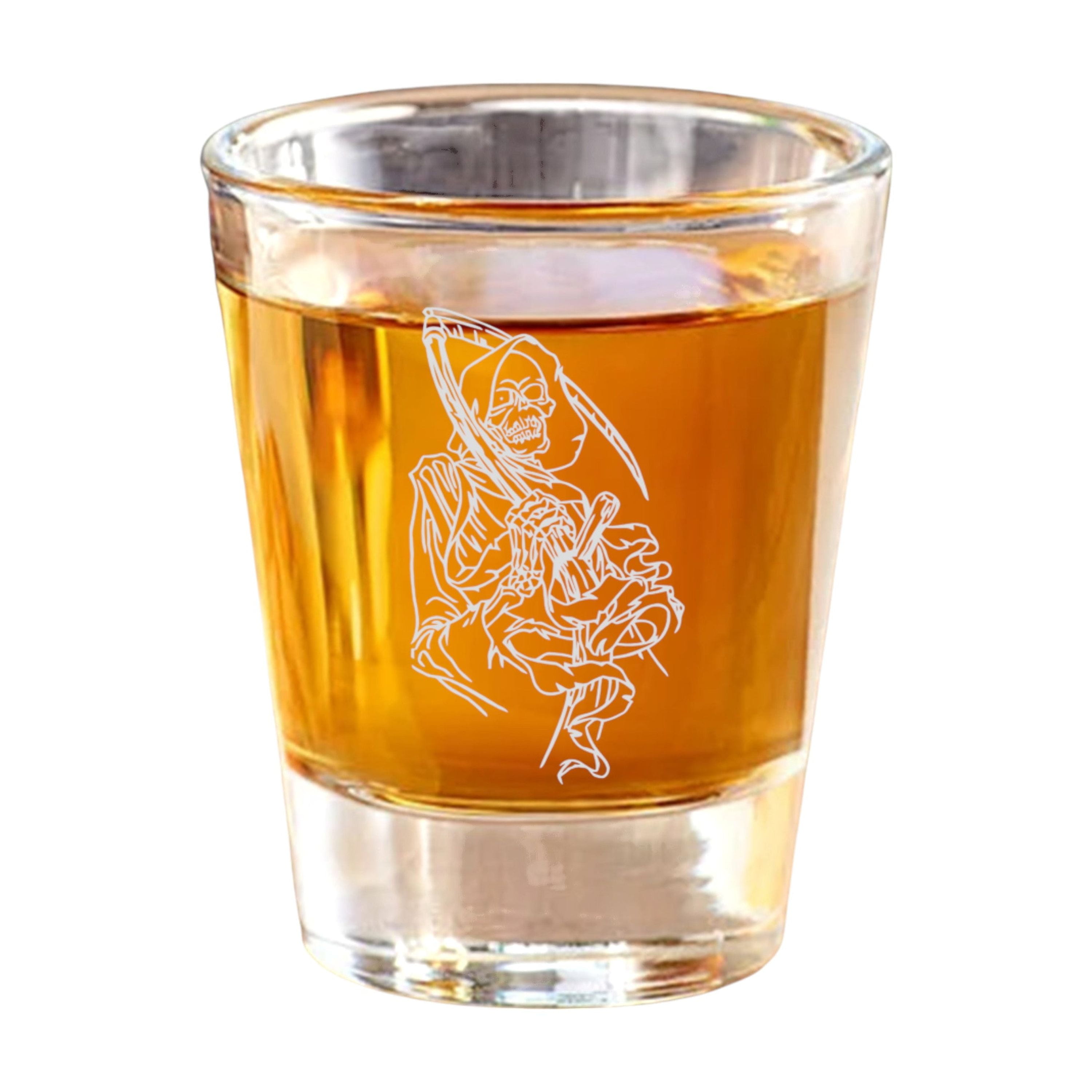 2oz Dealer of Death Grim Reaper Shot Glass - Walmart.com