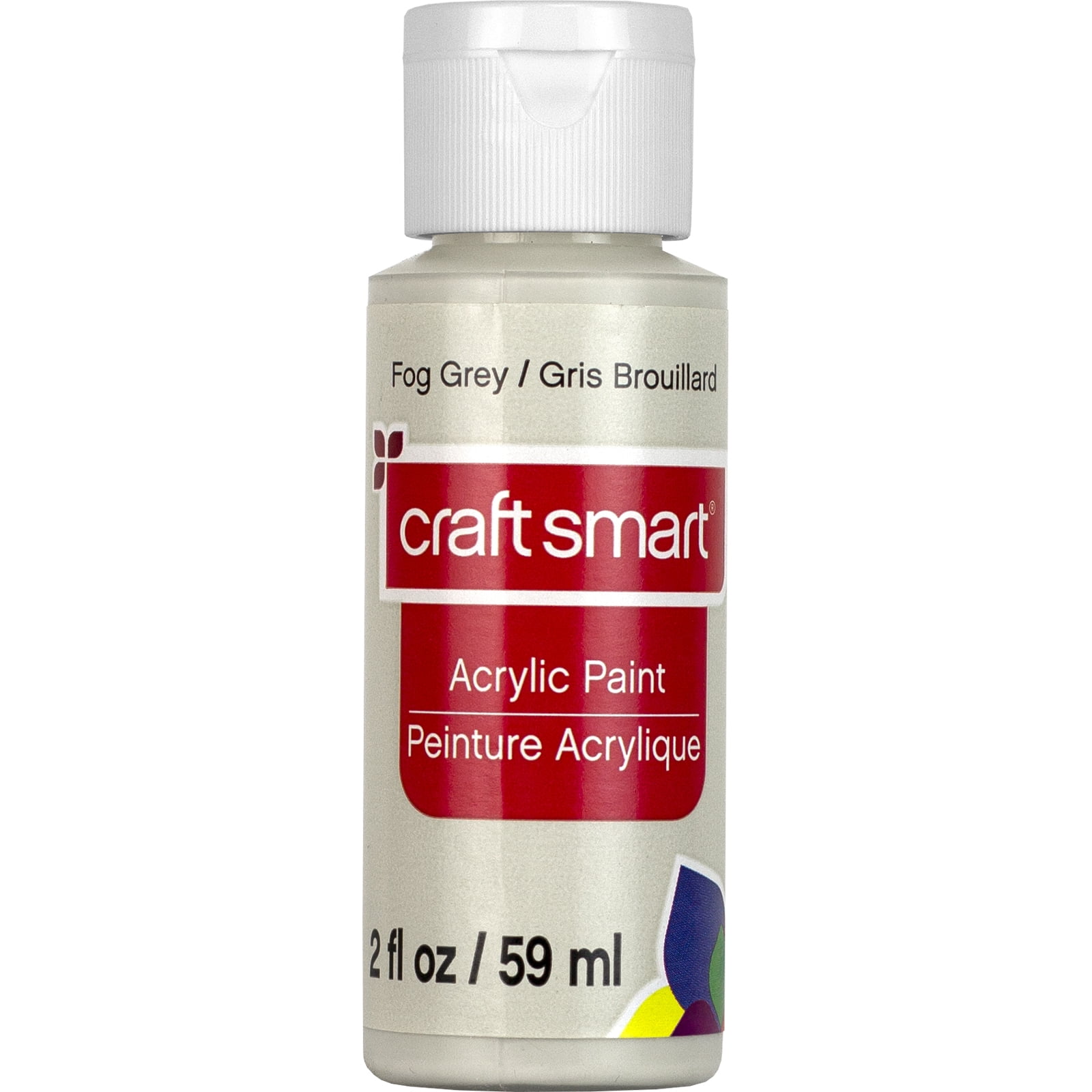 2oz. ‎Fog Grey Acrylic Paint by Craft Smart - Non-Toxic Paint for ...