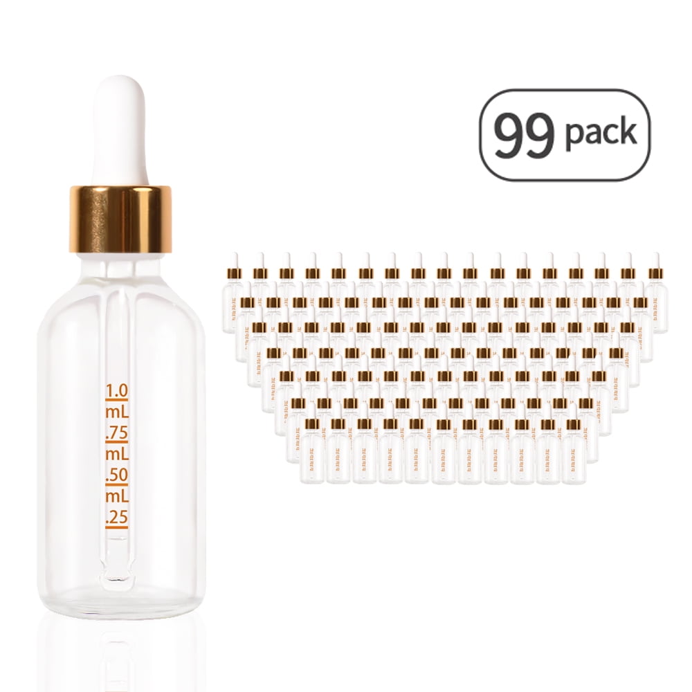 2oz Glass Dropper Bottles,Tincture Bottles with Measured Dropper for ...