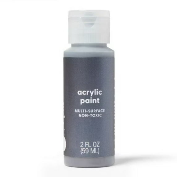 2oz Metallic Acrylic Paint Set (Single Color) - Durable, Fade-Resistant ...