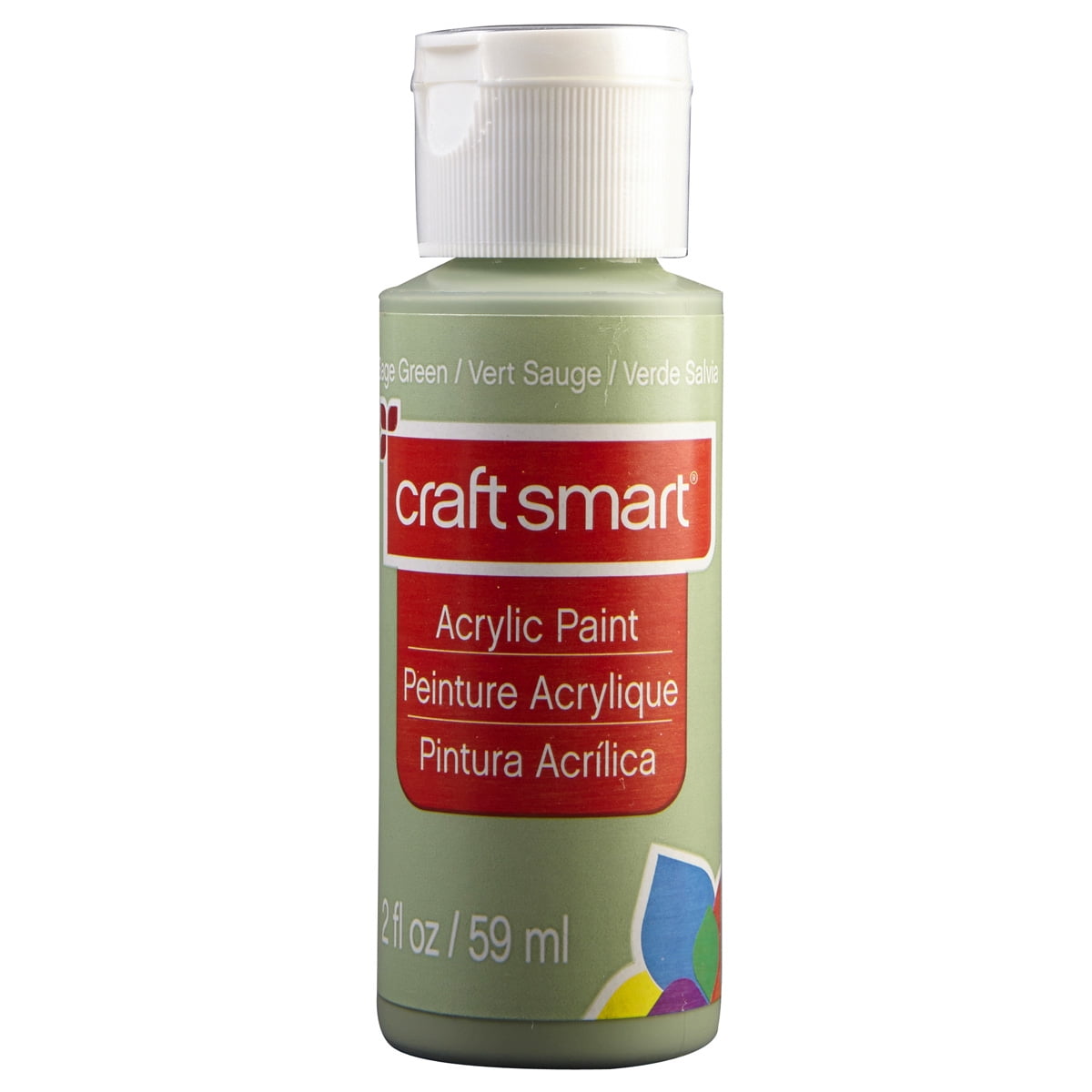 2oz. ‎‎Sage Green Acrylic Paint by Craft Smart - Non-Toxic Paint for ...