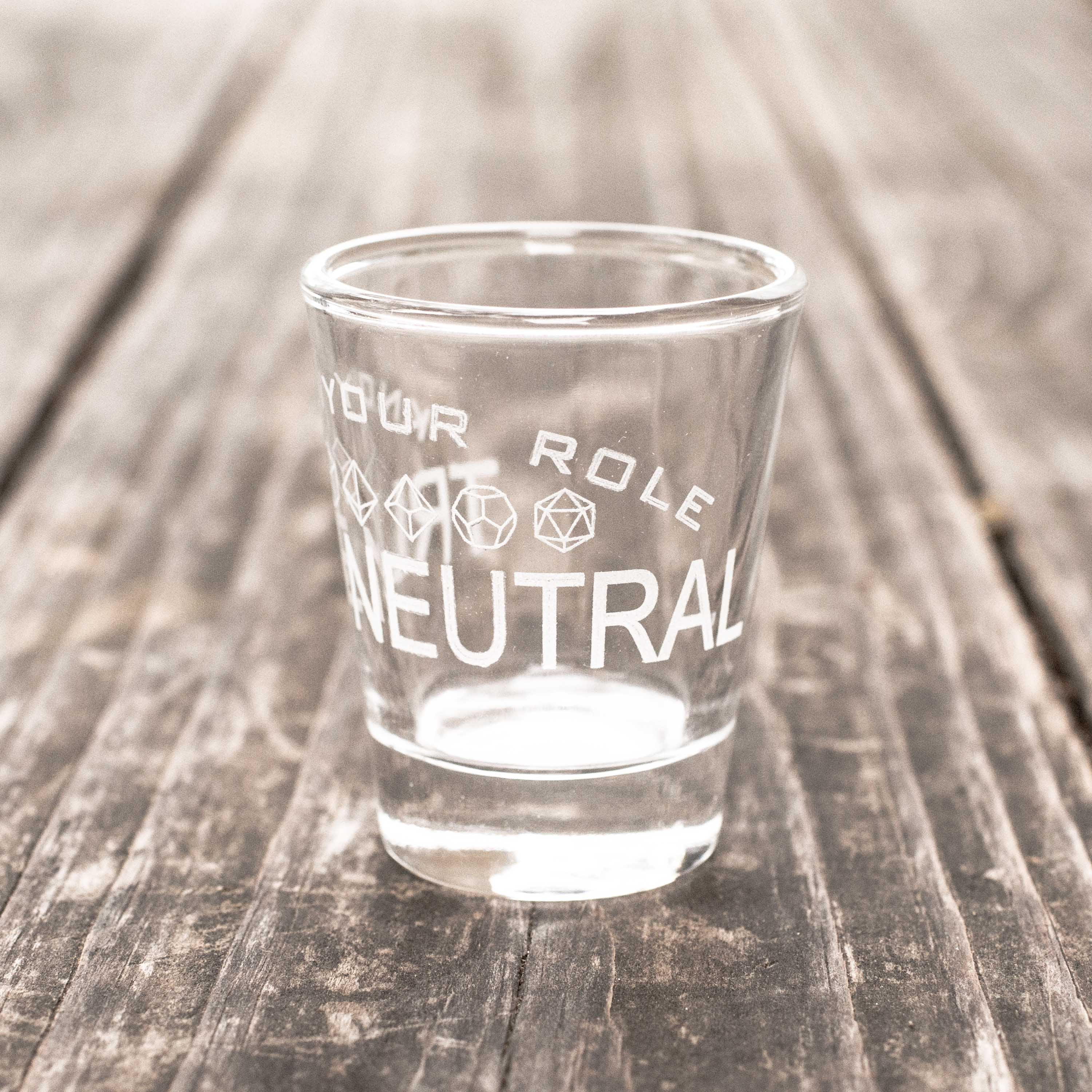 2oz True Neutral - Know Your Role - Shot Glass - Walmart.com