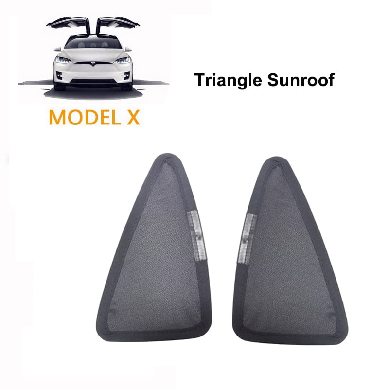 2p triangle-For Tesla Model X 2023 Sun Glass Roof Flap Door Sunshade ...