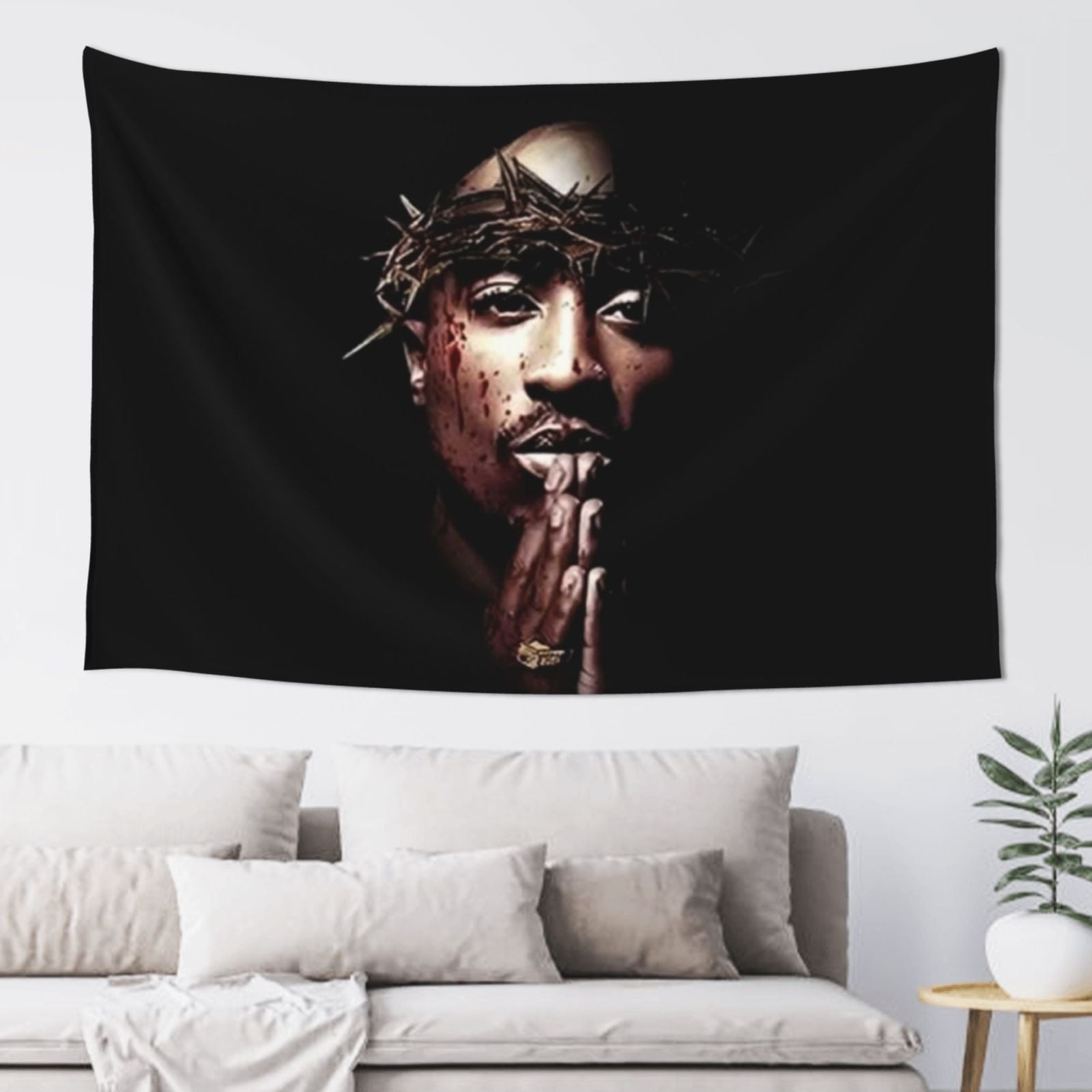 2pac Tapestry Wall Hanging Home Decoration Wall Blanket Dormitory ...