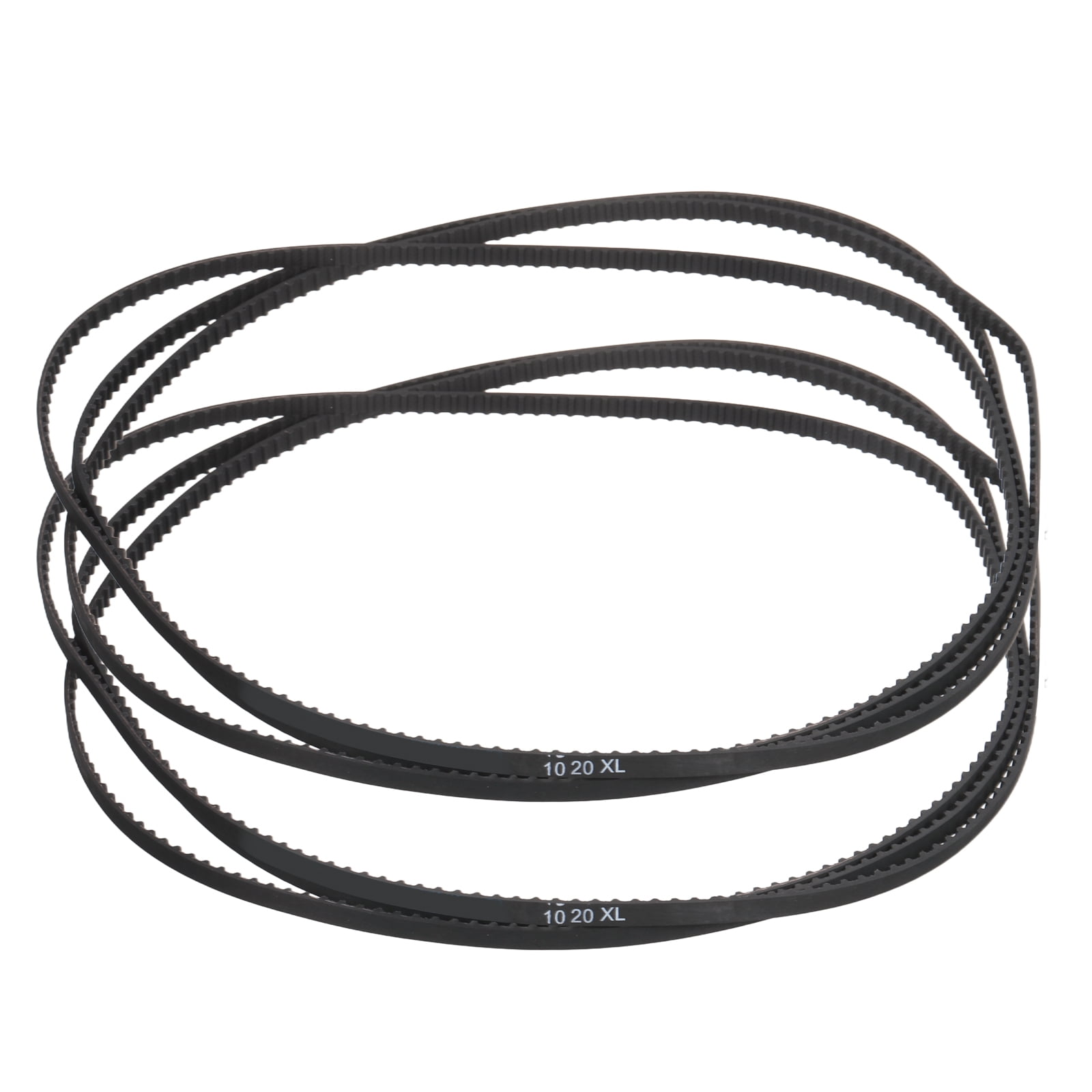 2pack 1020XL 025 Timing Belt 510 Teeth Rubber Geared Cogged Belt, 0.25 ...