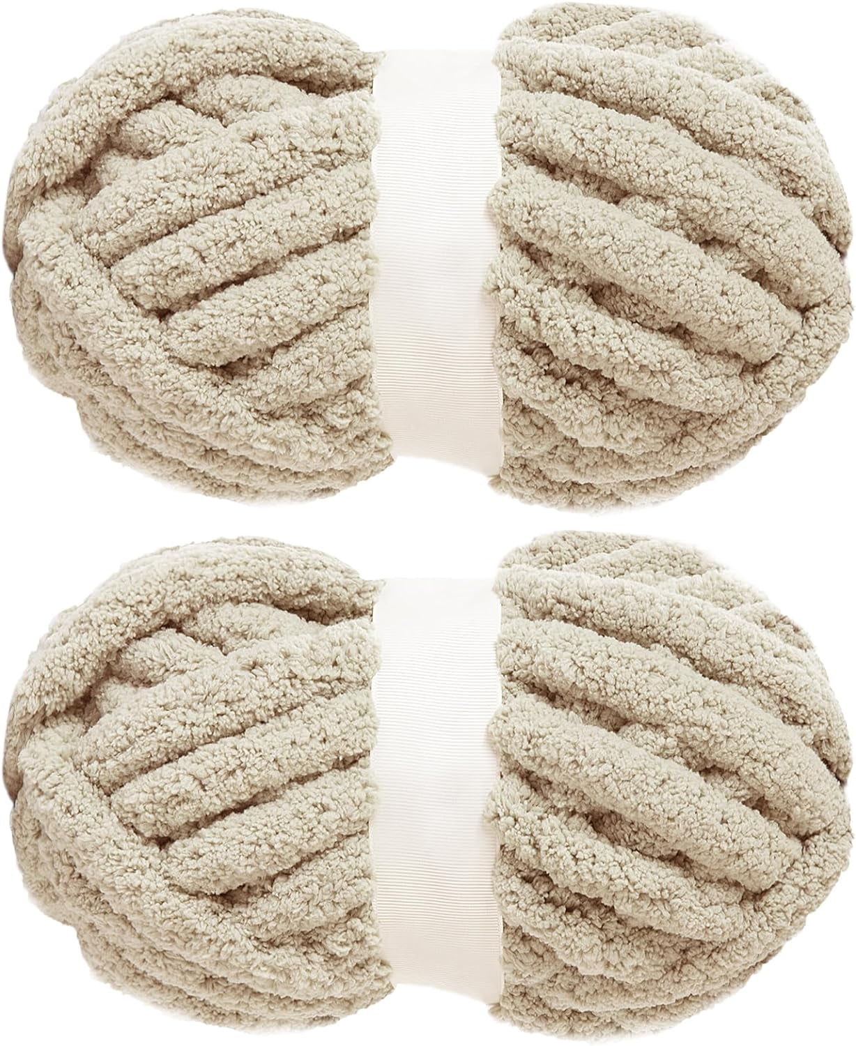 2pack 214g Blingbling Chunky Yarn for Hand Knitting,Super Jumbo Yarn ...