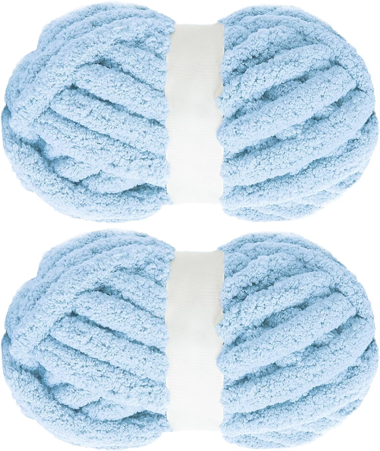 2pack 214g Blingbling Chunky Yarn for Hand Knitting,Super Jumbo Yarn ...