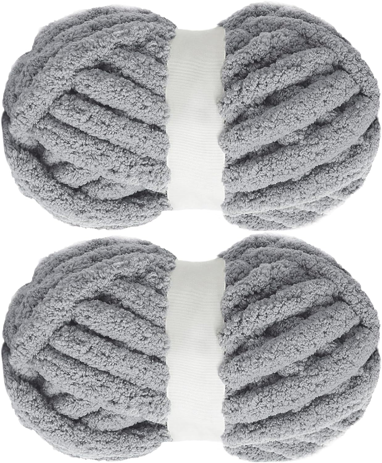 2pack 214g Blingbling Chunky Yarn for Hand Knitting,Super Jumbo Yarn ...