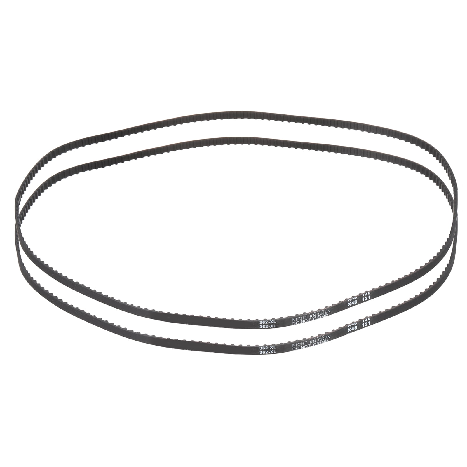 2pack 362XL 025 Timing Belt 181 Teeth Rubber Geared Cogged Belt, 0.25 ...