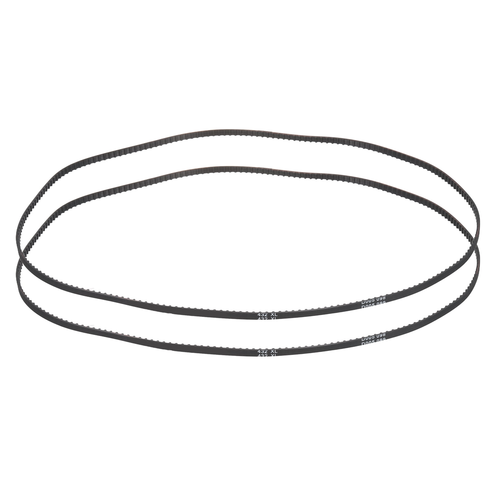 2pack 432XL 025 Timing Belt 216 Teeth Rubber Geared Cogged Belt, 0.25 ...