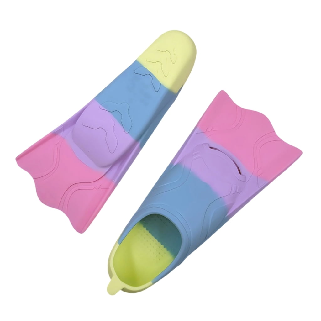 2pack Adjustable Silicones Swimming Flippers Resistant Swimming Fins ...