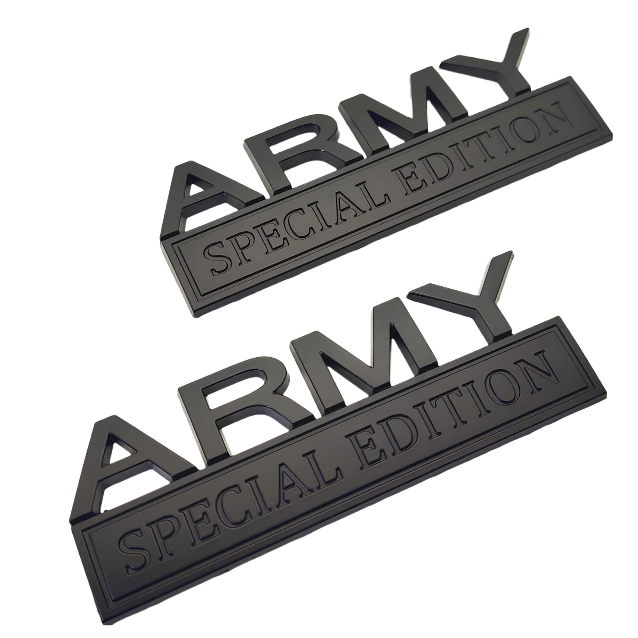 2pack Army Special Edition Emblems, Army Car Emblem 3D Badge Decal Car ...