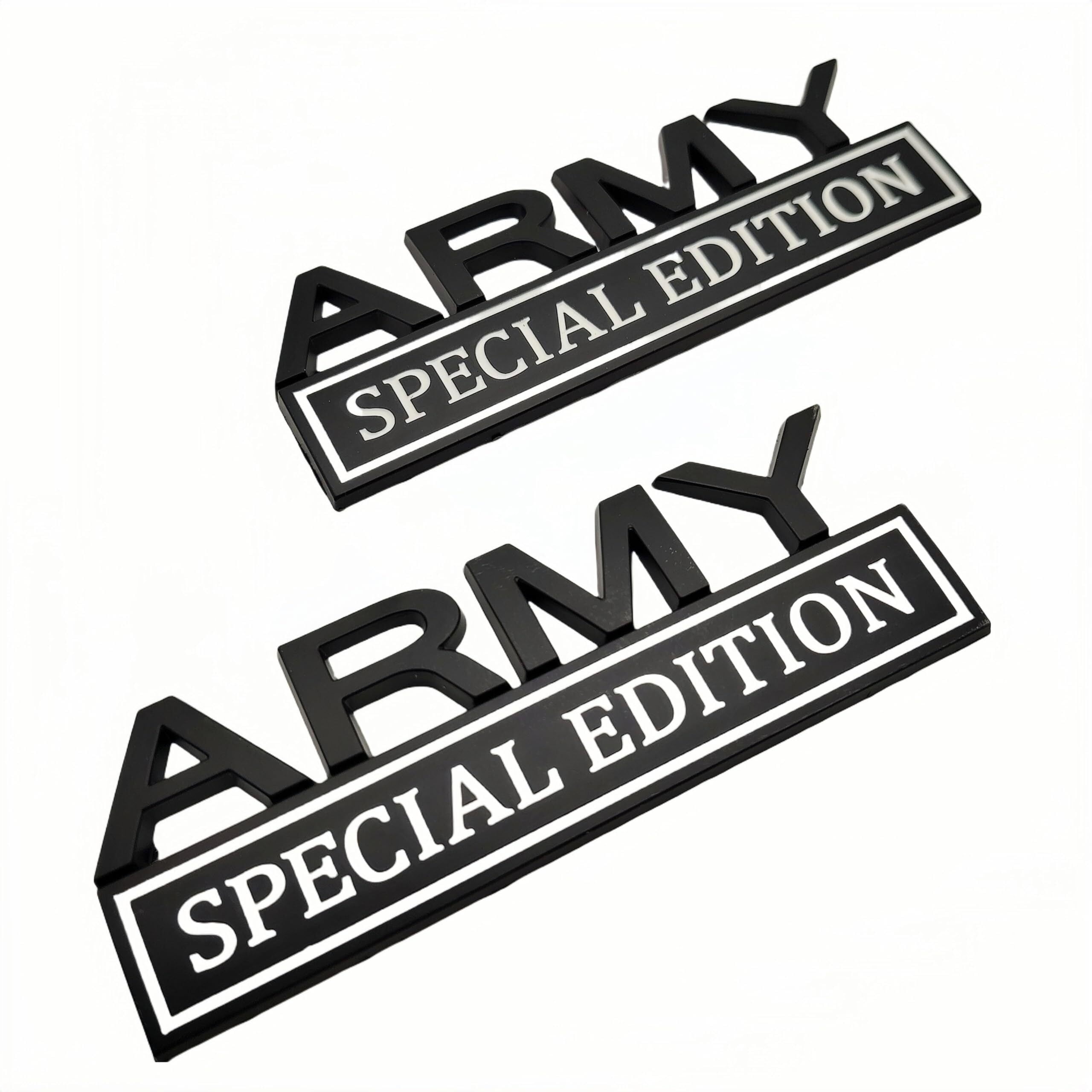 2pack Army Special Edition Emblems, Army Car Emblem 3D Badge Decal Car ...