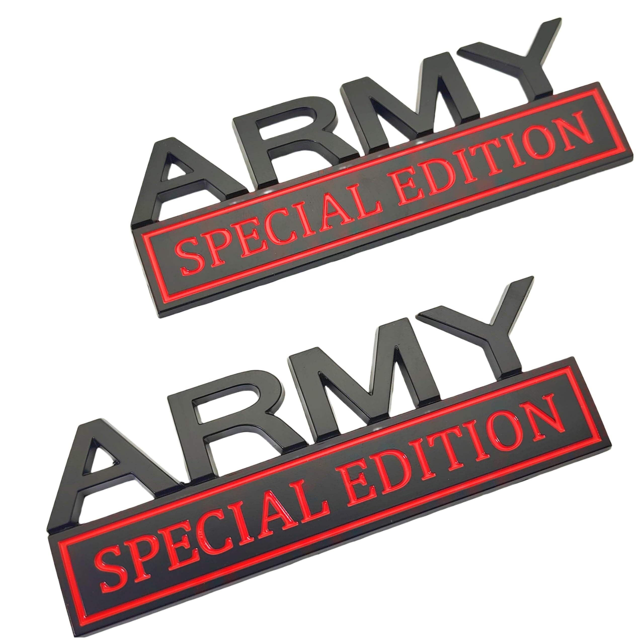 2pack Army Special Edition Emblems, Army Car Emblem 3D Badge Decal Car ...
