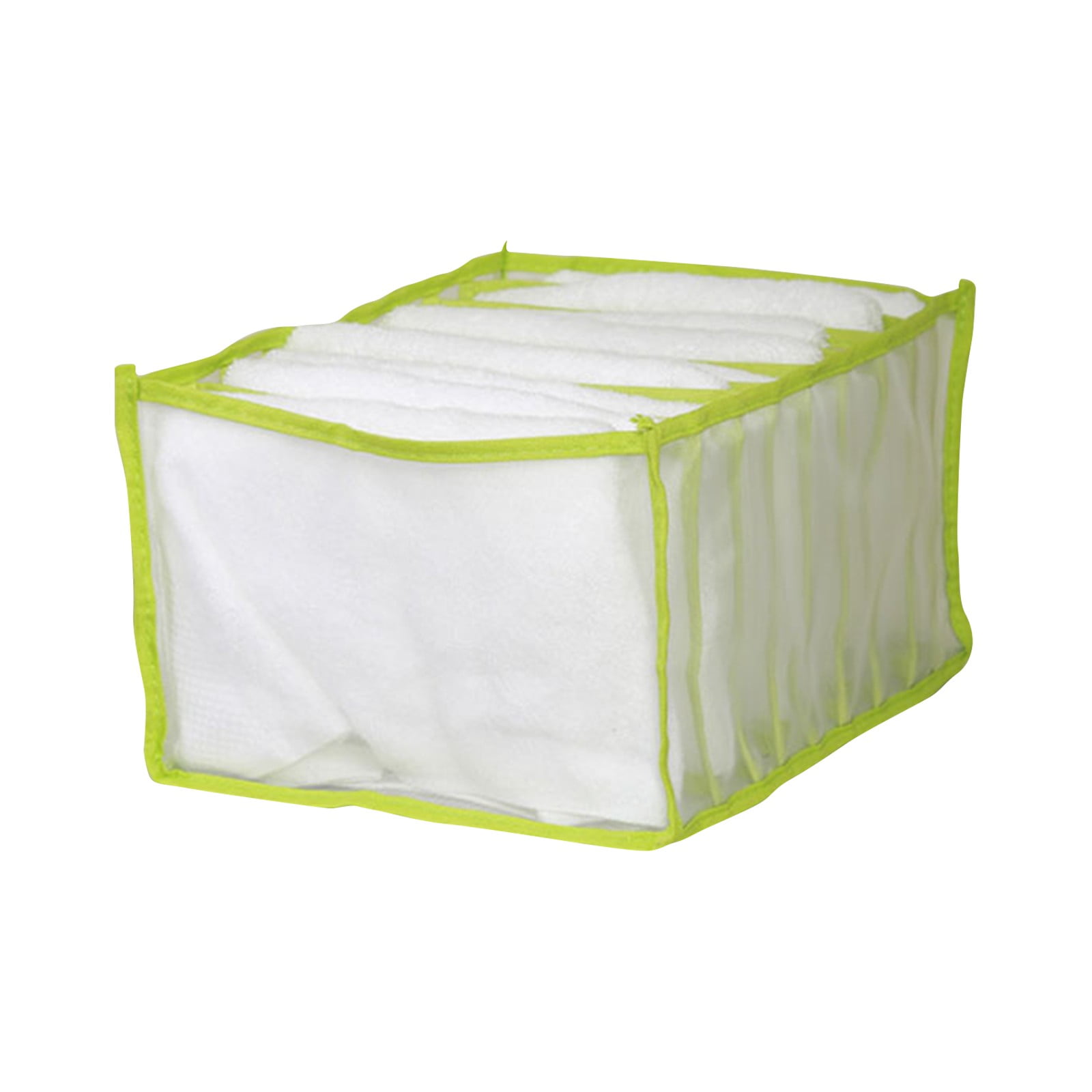 2pack,Clothes Storage Bags,Foldable Closet Organizer, Multi-Compartment ...