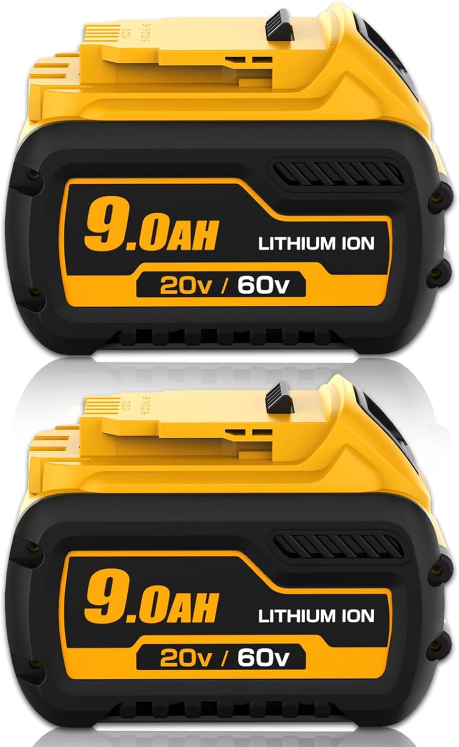2pack DCB609 9Ah 60V Max Replacement Battery for Dewalt 20V/60V Max ...