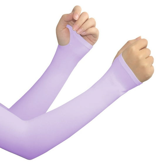 2pack Driving Ice Silk Arm Sleeves Cycling Sports Sunscreen Bicycles ...