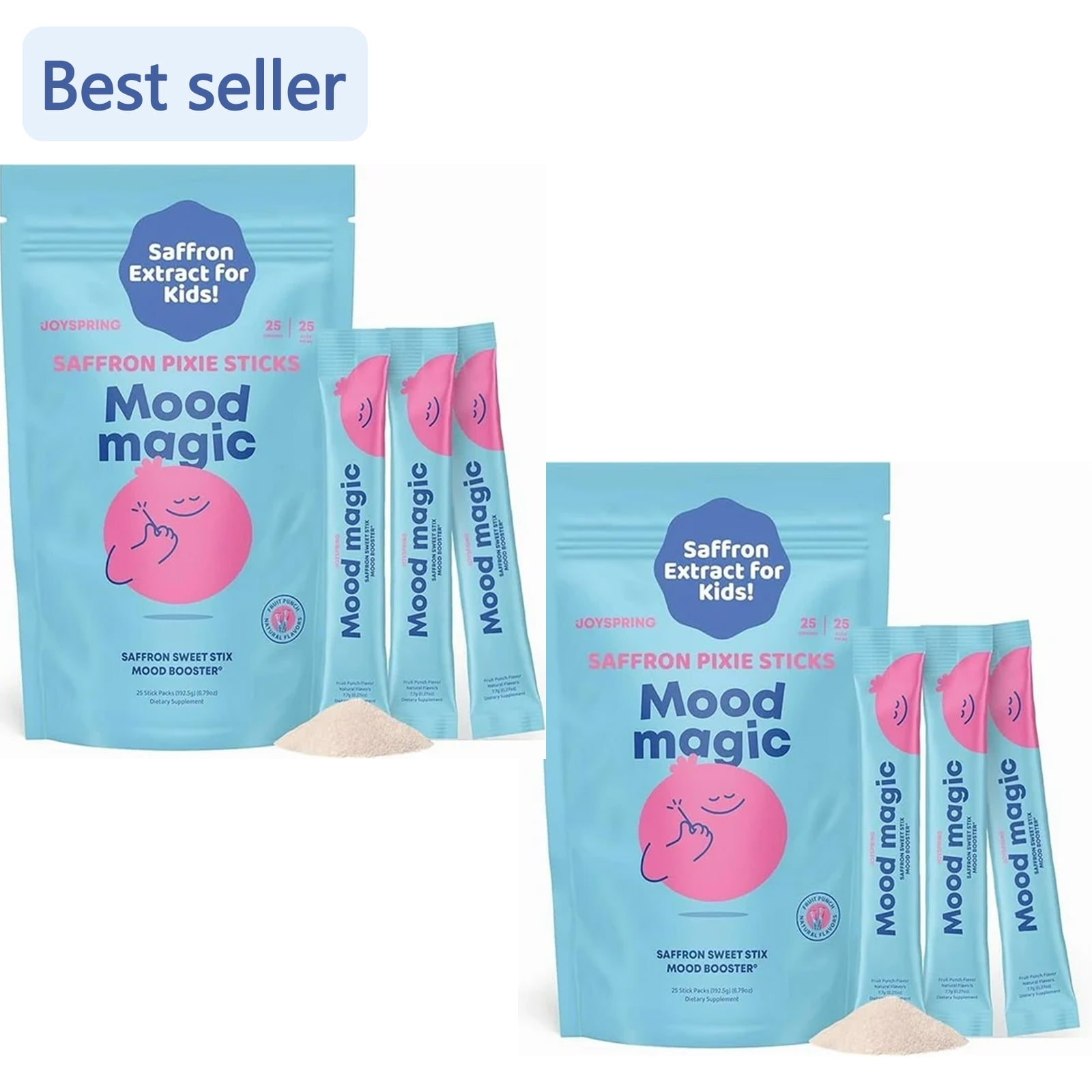 2pack Joy Spring Pixie Sticks with Saffron for Kids | Mood Balance ...