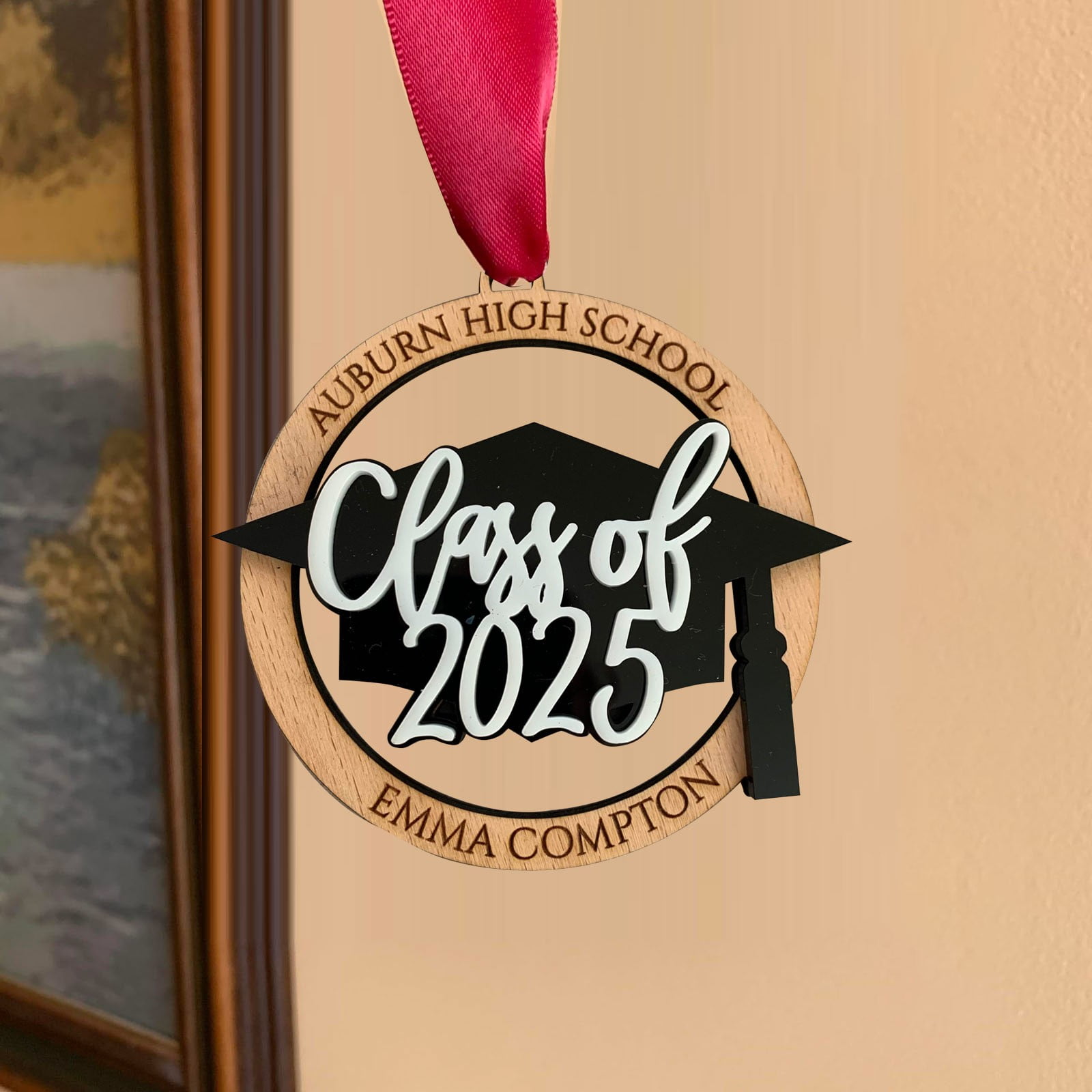 2pack LuClweCe Halloween Sale Hangs,Class Of 2024 Bachelor's Cap ...