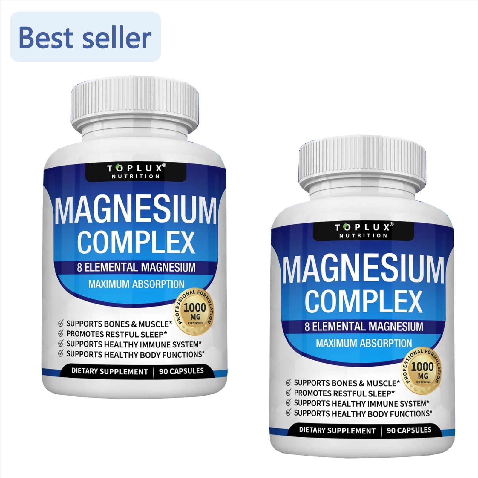 2pack Magnesium Breakthrough - Has 7 Forms of Magnesium’- 90 Caps ...