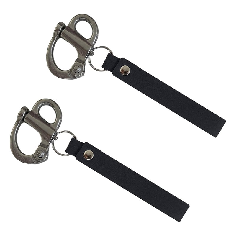 2pack Mask Quick Release Shackle with Leather Handle for Firefighter ...