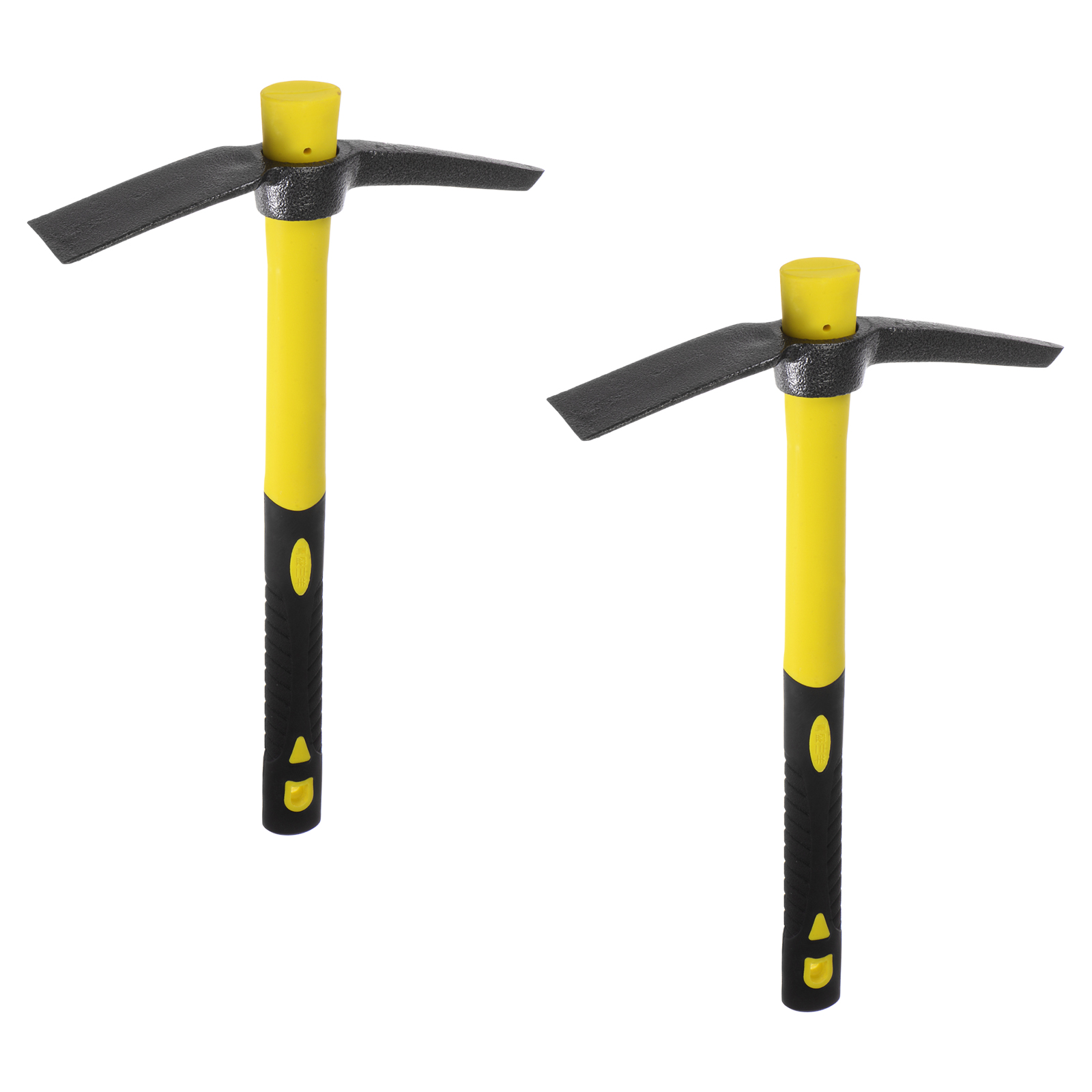 2pack Pick Hoe 15 inch Steel Forged Weeding Garden Pick with Red ...