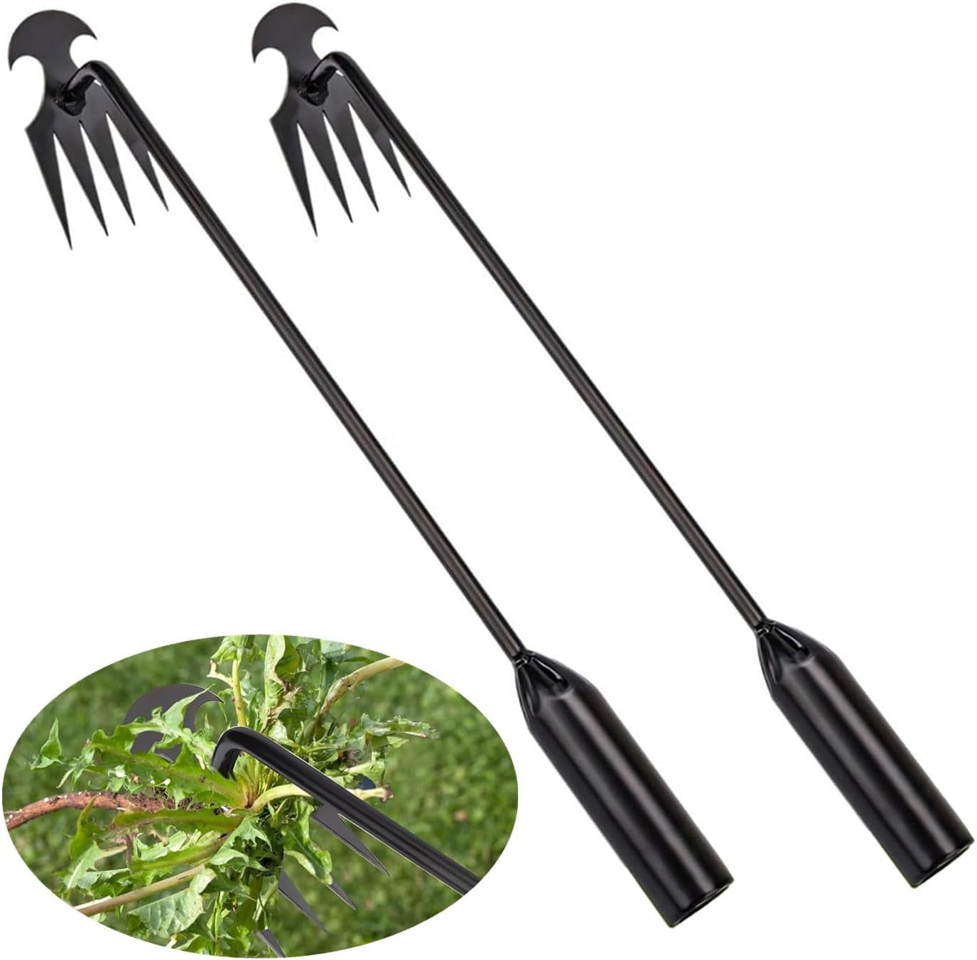 2pack Portable Garden Weeder Tool Uprooting Weeding Tool – 16 Inch Weed ...