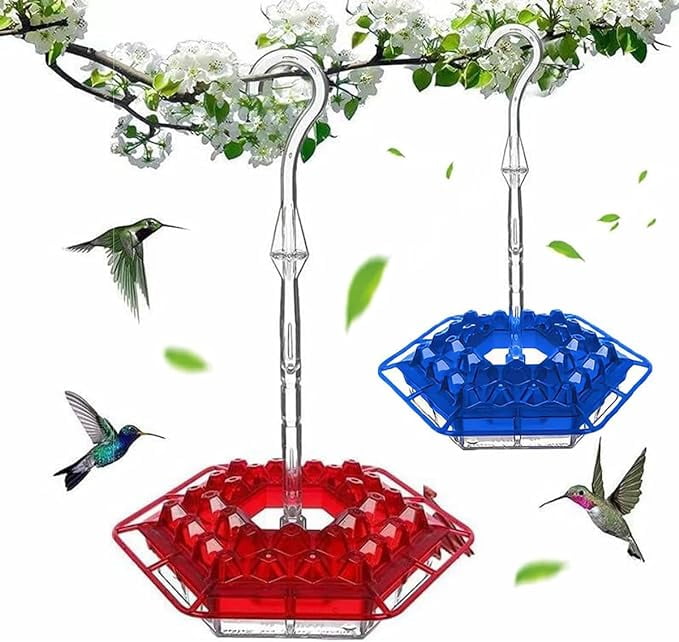 《2pack》Sherem Hummingbird Feeders for Outdoors - Window Hummingbird ...