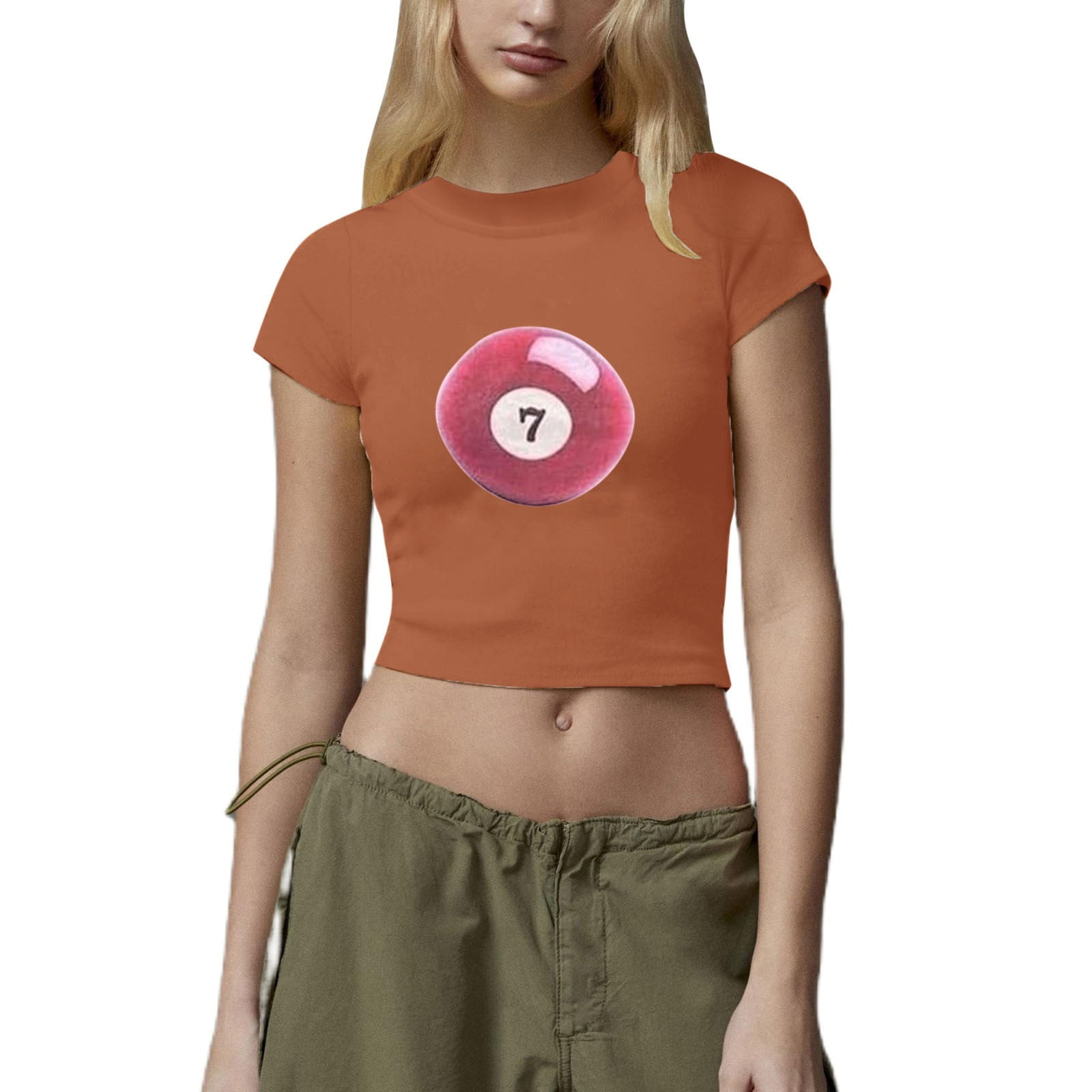 2pack Womens Casual Fashion Printed Women Long Sleeve Running Crew Neck ...