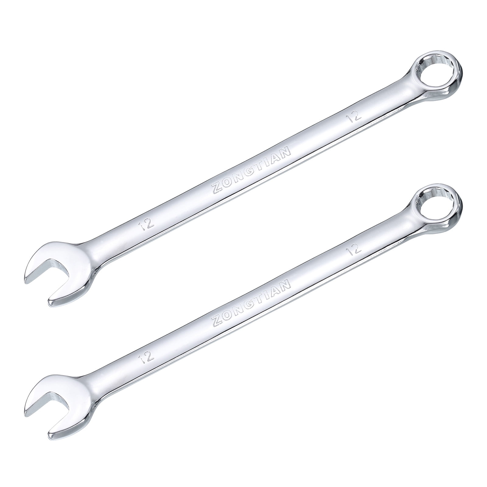 2packs 12mm Combination Wrench with Offset 12-Point Box End and Angled ...
