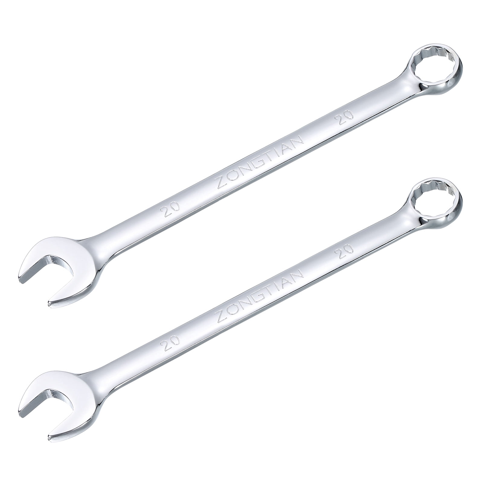 2packs 20mm Combination Wrench with Offset 12-Point Box End and Angled ...