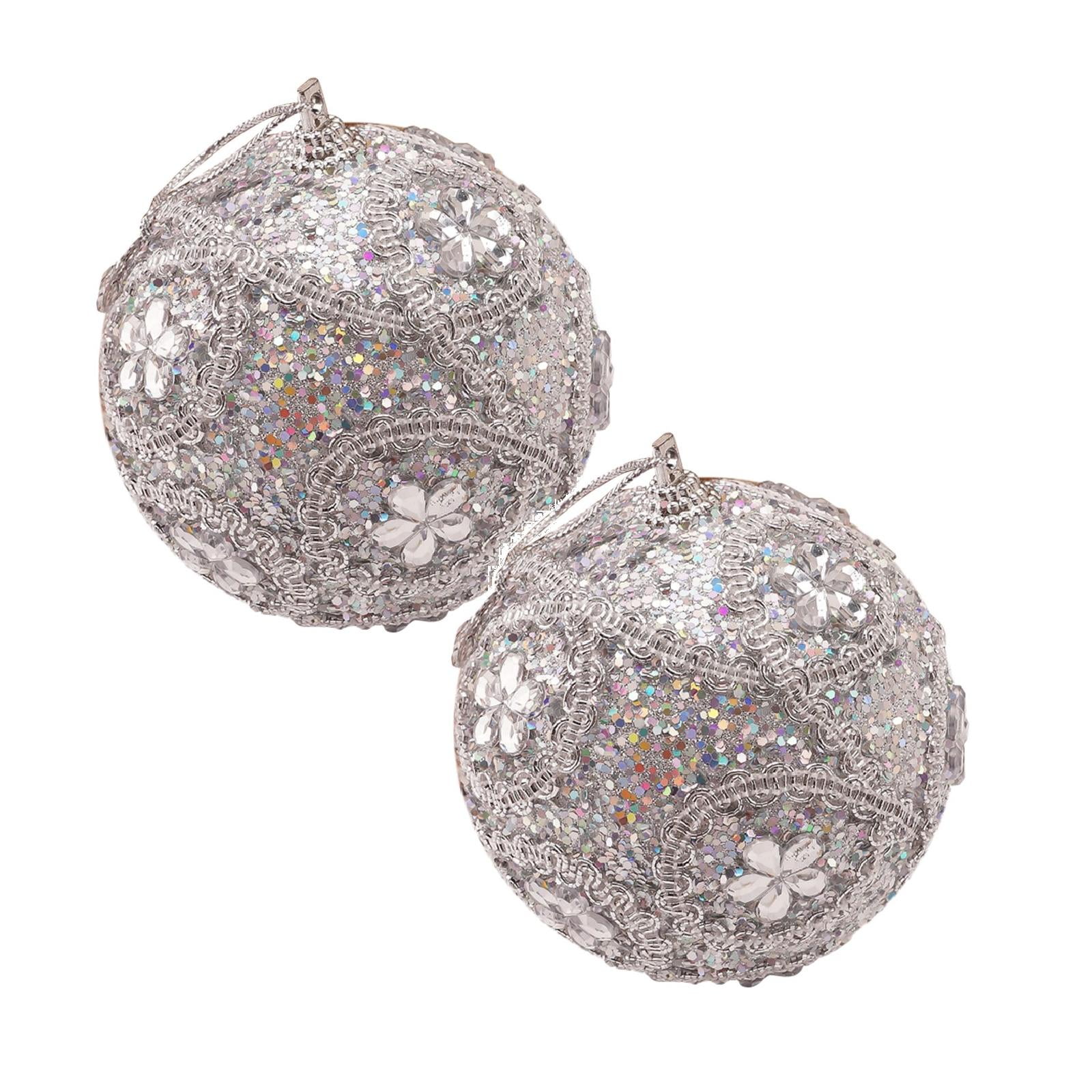 2packs Christmas Rhinestone Window Stain Glass for Kids Glitter Baubles ...