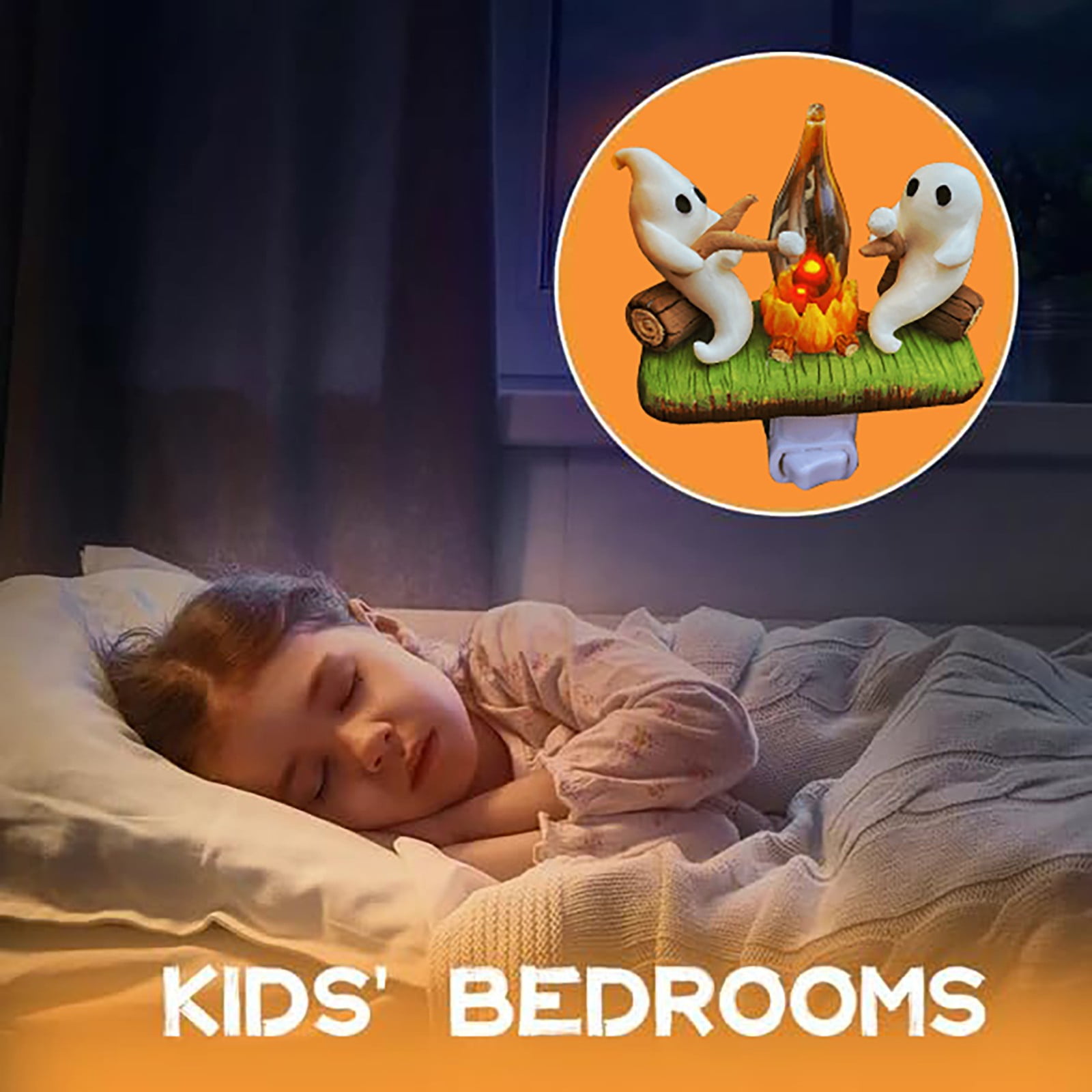 2packs Night Lights,Flickering Nightlight Roasting S' At Nightlight ...