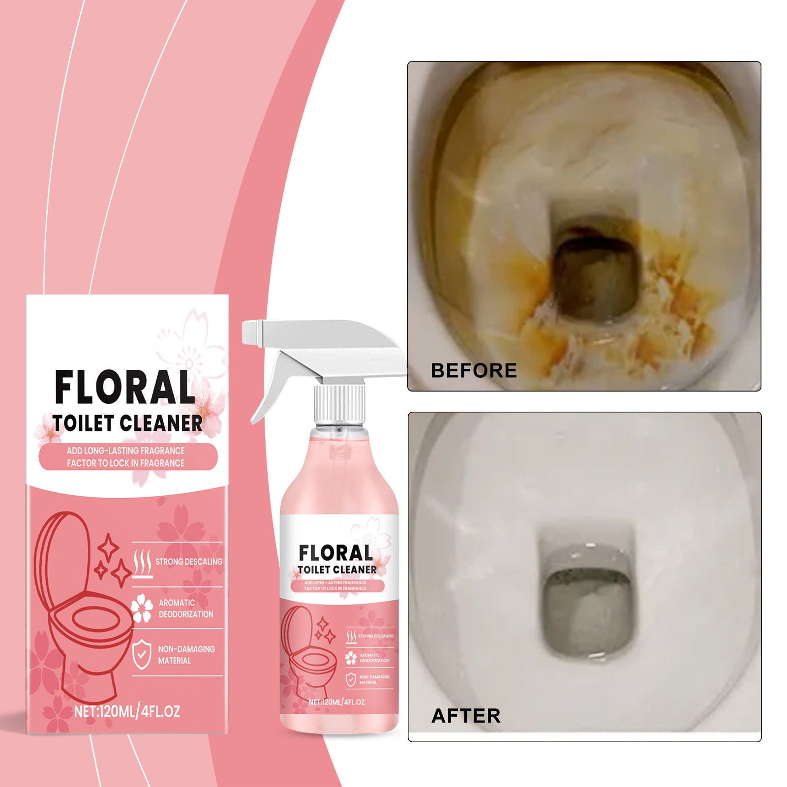 2packs Scrubbing Bubble Bathroom Grime Fighter, For Cleaning and ...