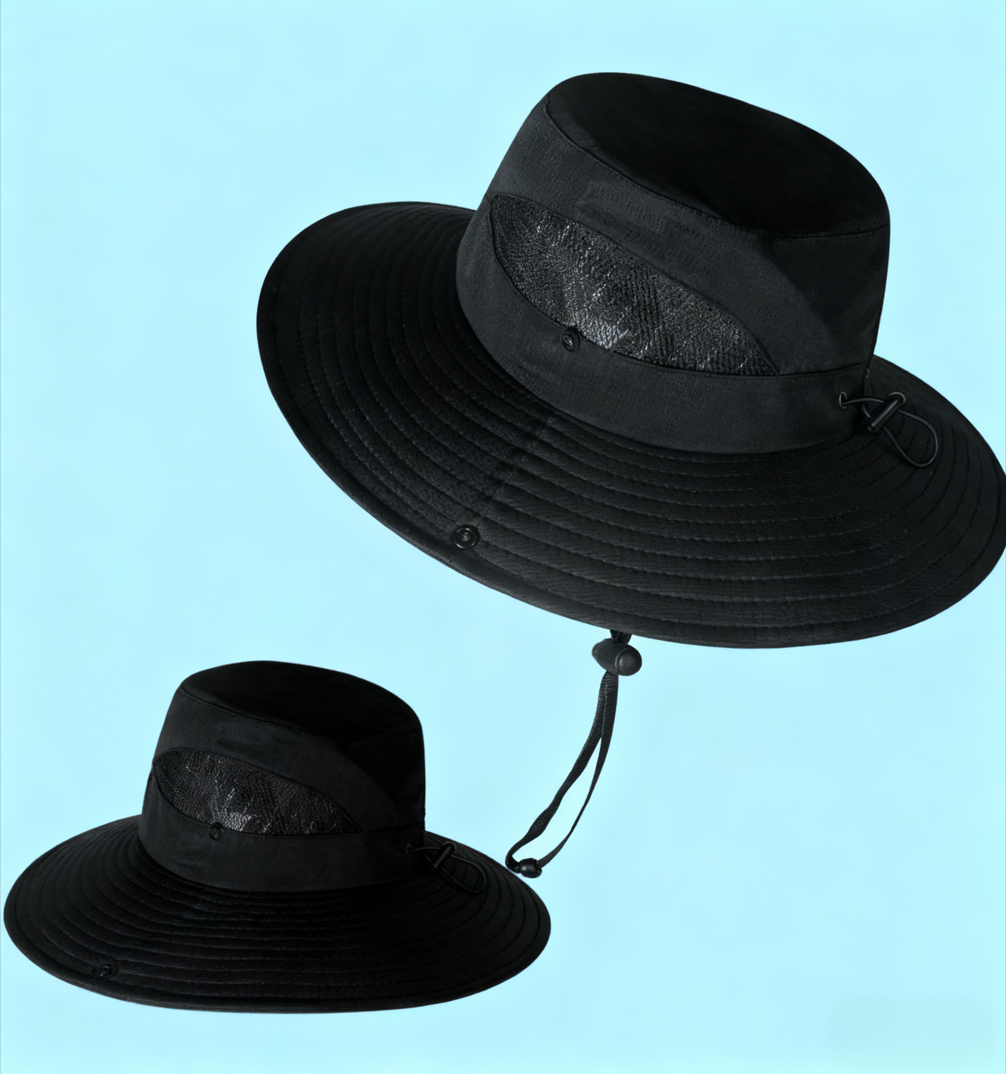 2packs Sun Hats for Men Women, Wide Brim Bucket Hats UV Protection ...