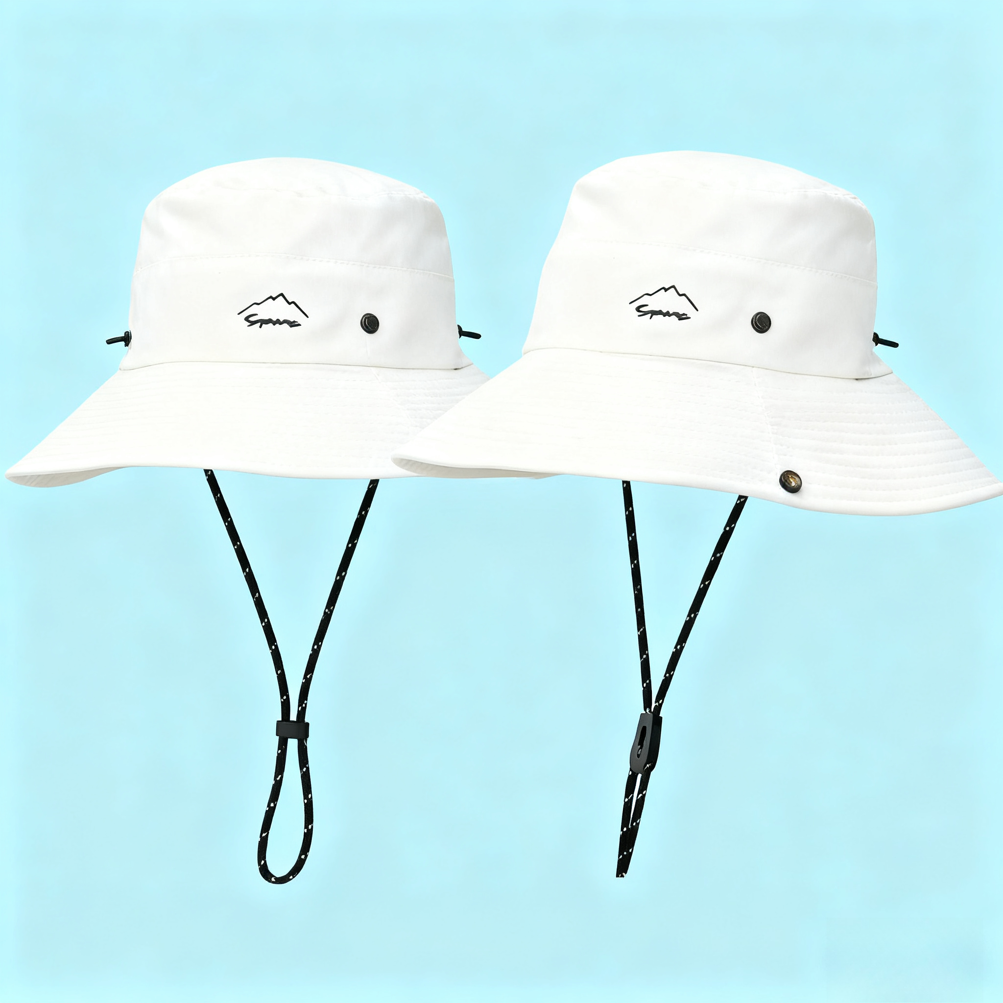 2packs Sun Hats for Women Bucket Hat UV Protection Fishing Hat Wide ...