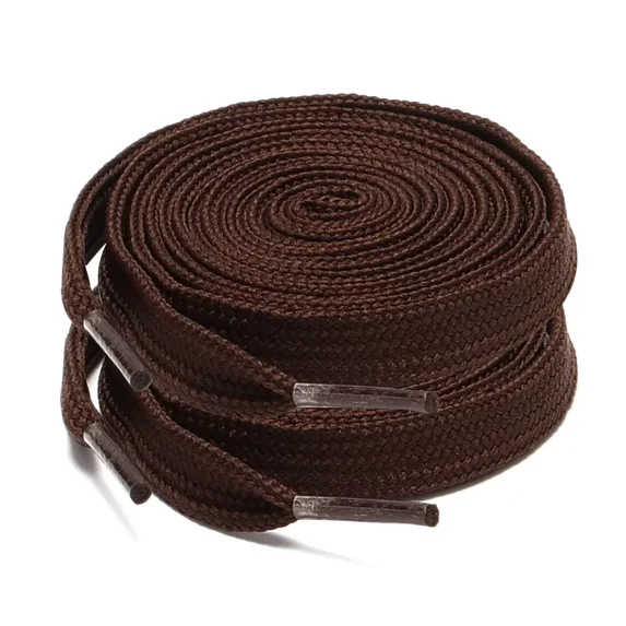 2pair 10mm Wide Double Layer Flat Athletic Shoe Laces Strings for Boots ...