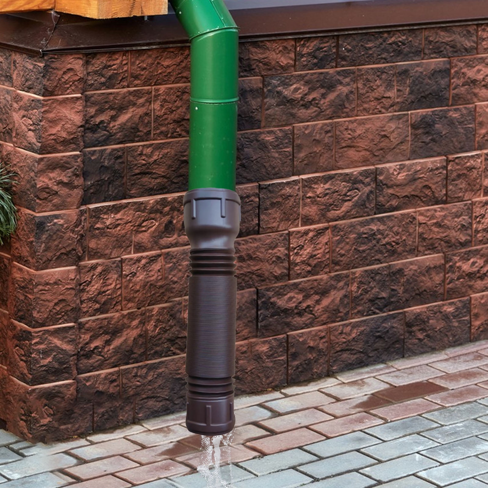 2pair Downspout Extension Diverter Rain Gutter Downspout Extension ...