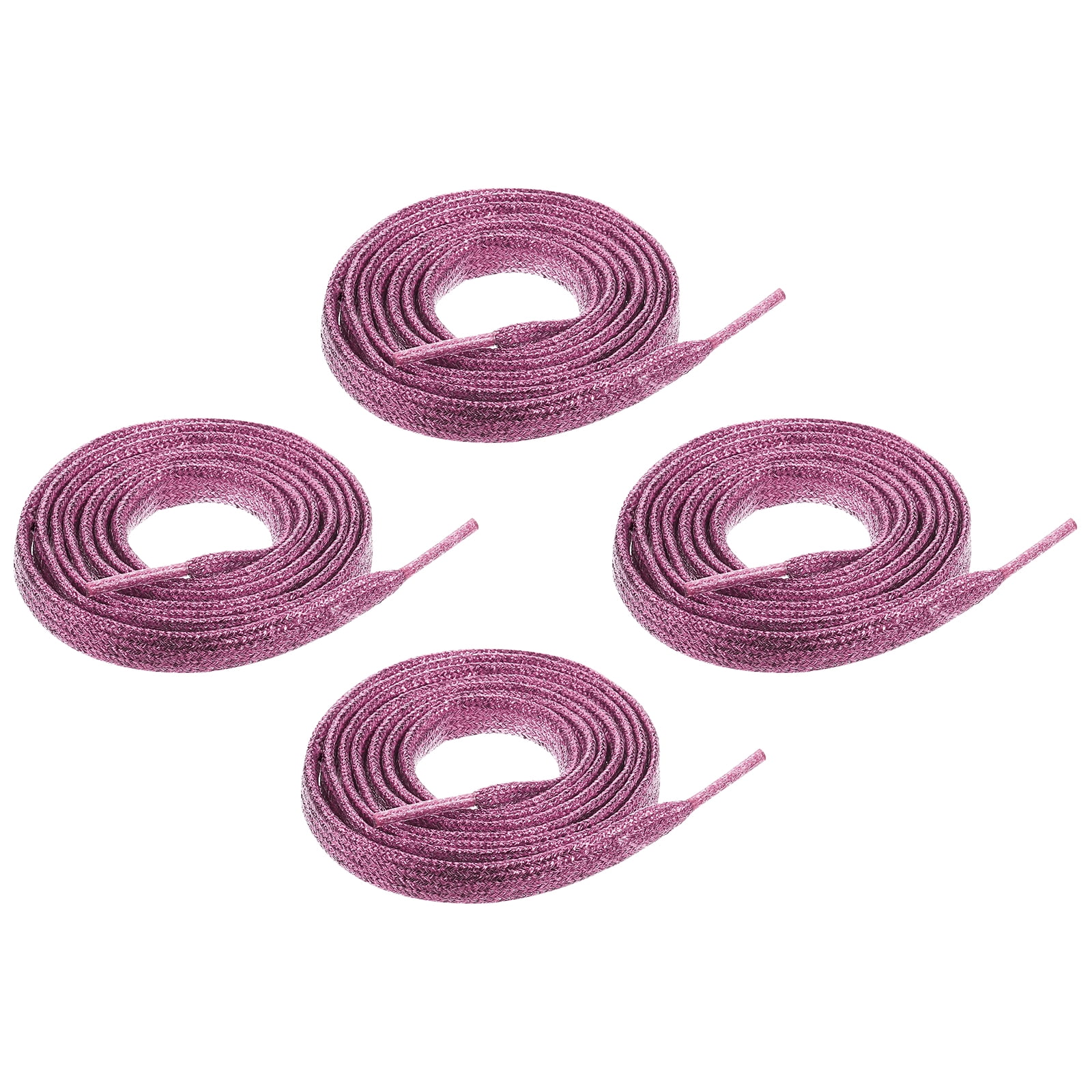 2pair Shiny Flat Shoe Laces, 51" Sparkle Metallic Shoelaces Sequin Shoe ...