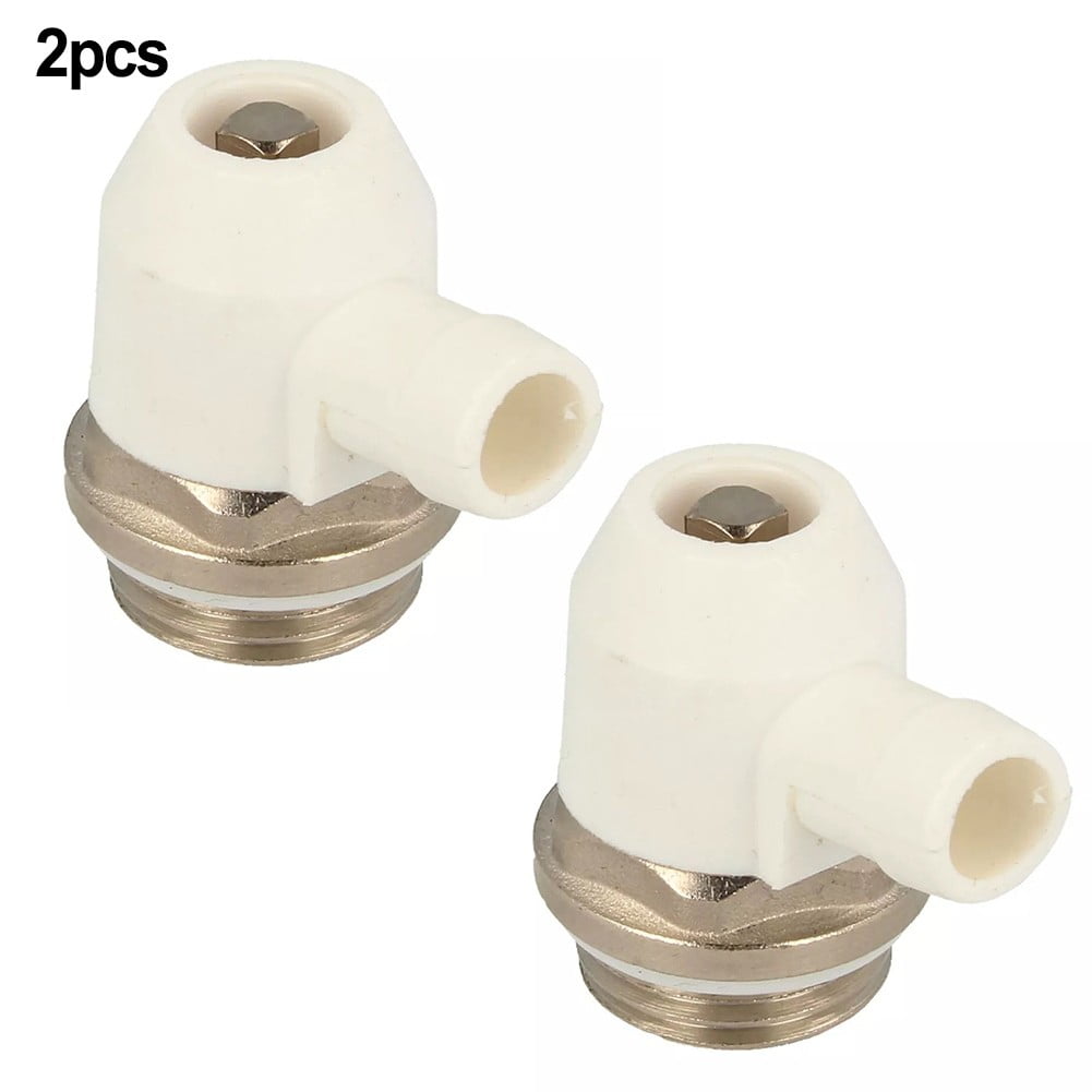 2pc 1/2" Radiator Vent Valve Radiator Vent Valve With Swivel Nose ...