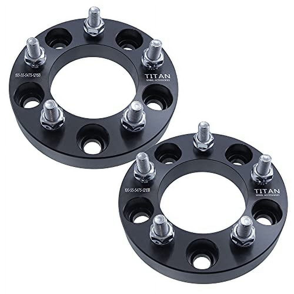 2pc 1" (25mm) | 5x5 to 5x4.75 Wheel Adapters/Spacers | 12x1.5 Studs ...