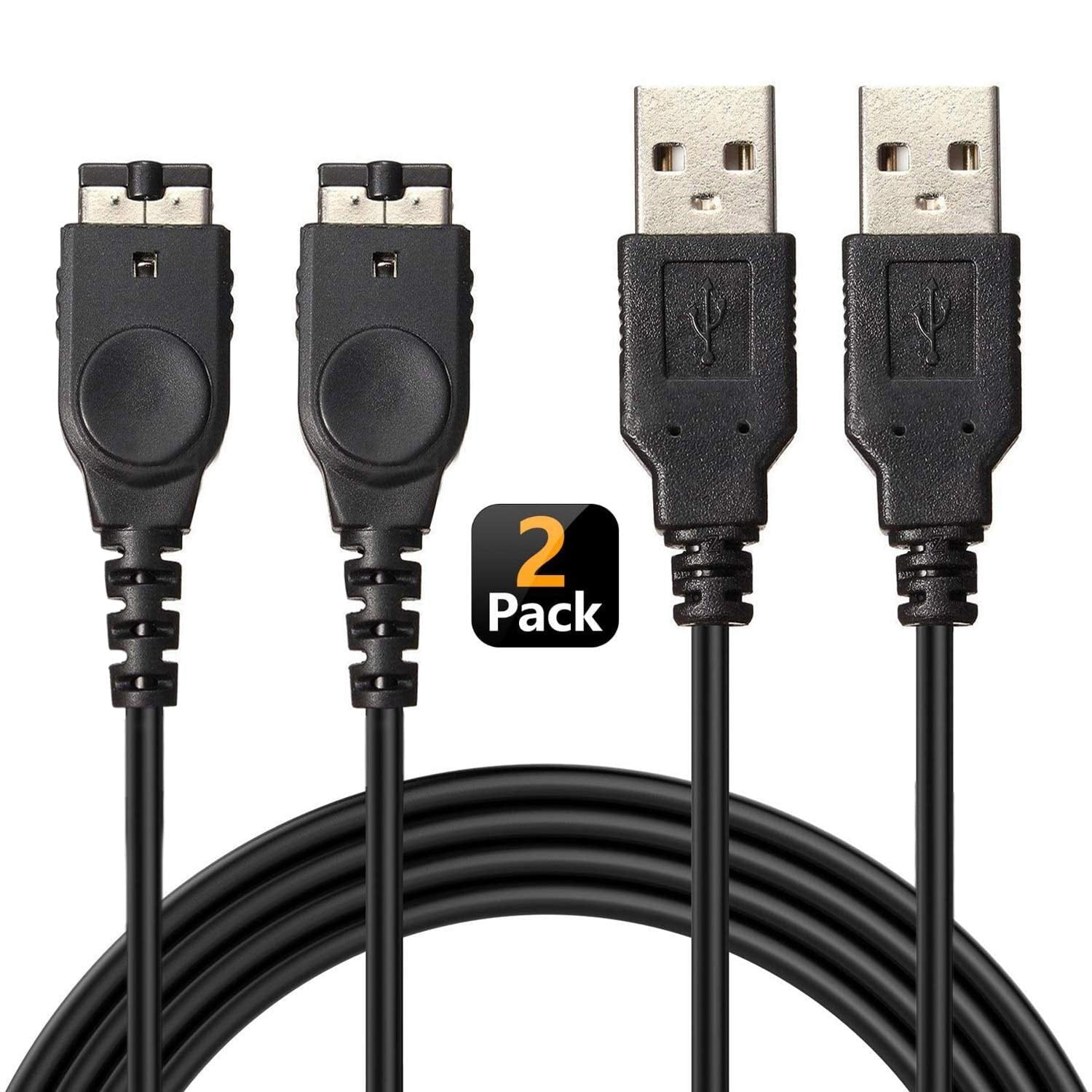 2pc 1.2M USB Charger Cable Charging Lead for Nintend DS NDS Gameboy ...